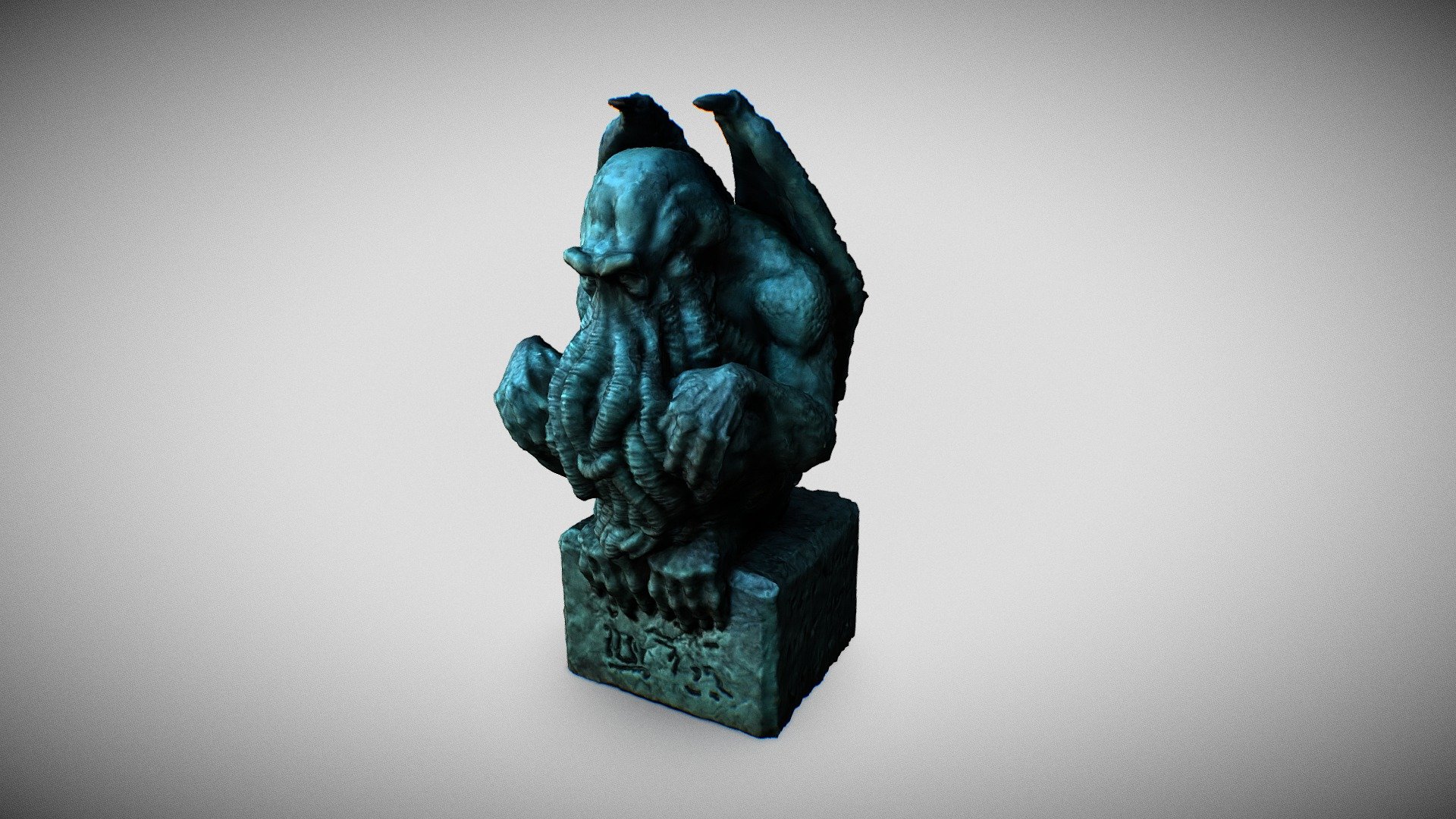 Cthulhu Statue - 3D model by js_morgan [fe329b5] - Sketchfab