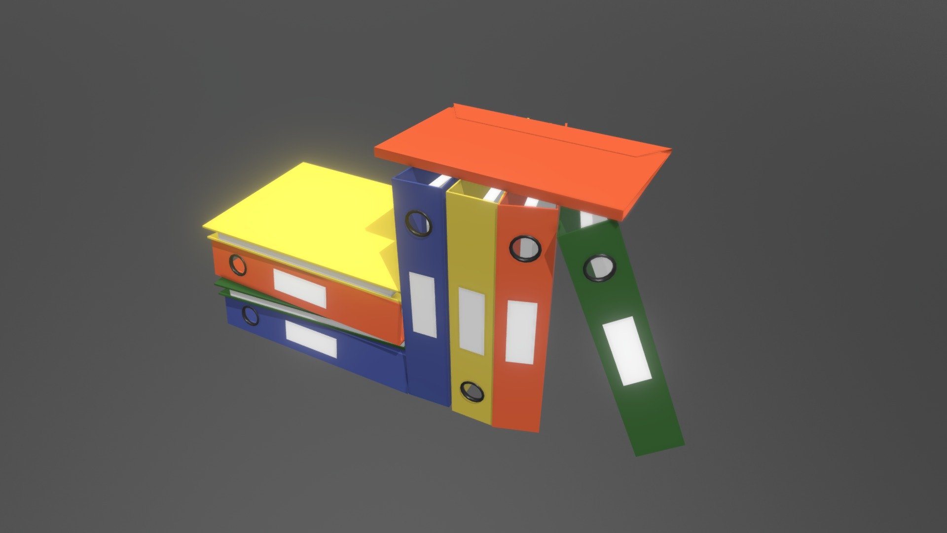 Folders - Download Free 3D model by I3D (@I3D99) [fe32bff] - Sketchfab