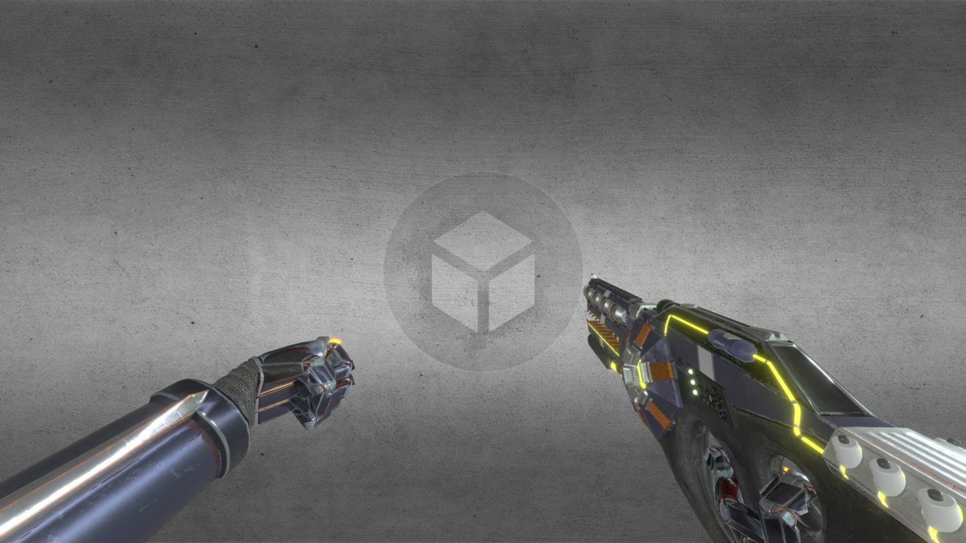 Robot Fps Scene - 3D model by Jonathan Affleck (@affleckjt) [fe332c9 ...