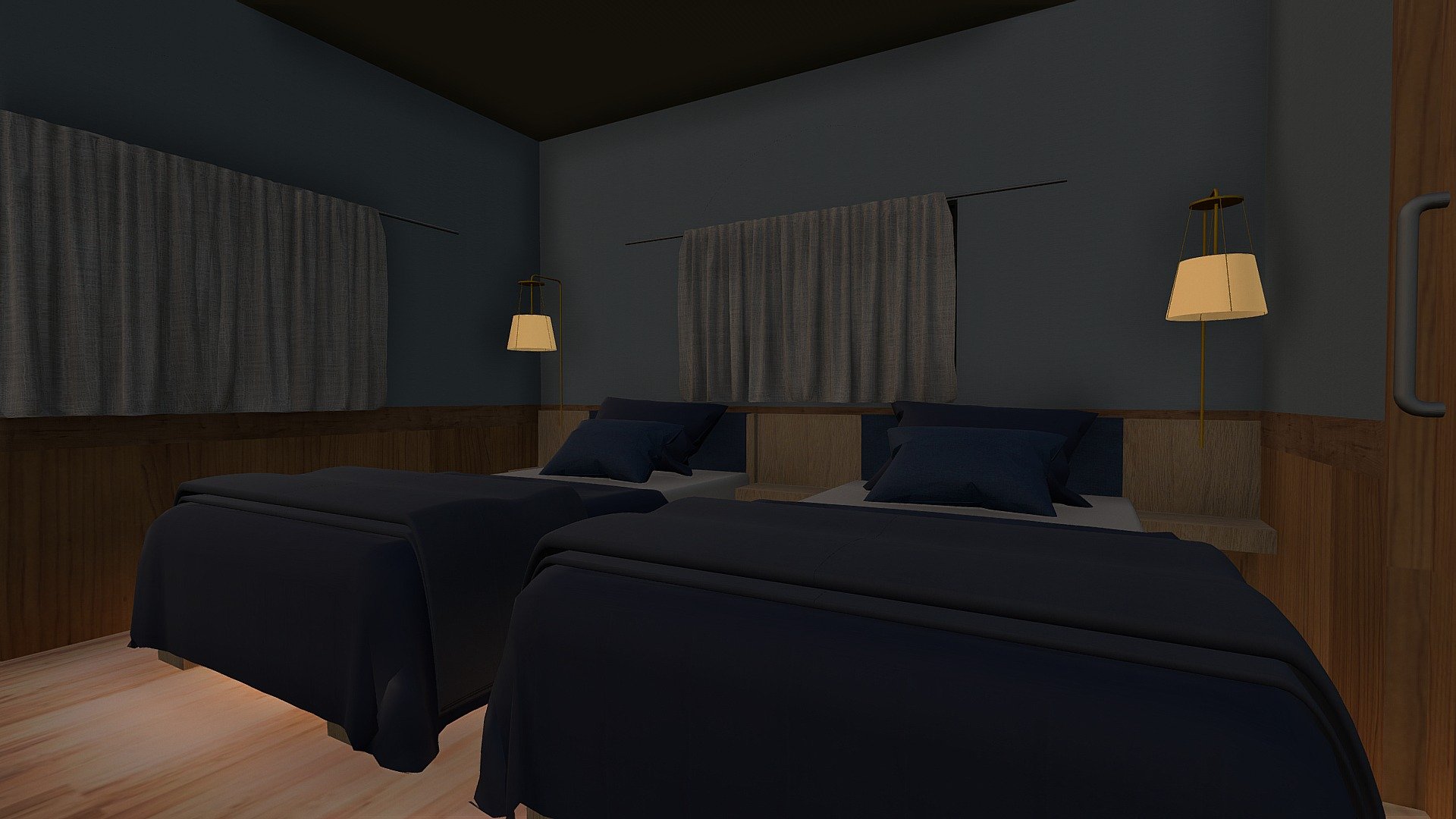 Sleep House, Night - 3D model by Brain Sleep (@BrainSleep) [fe332ce ...