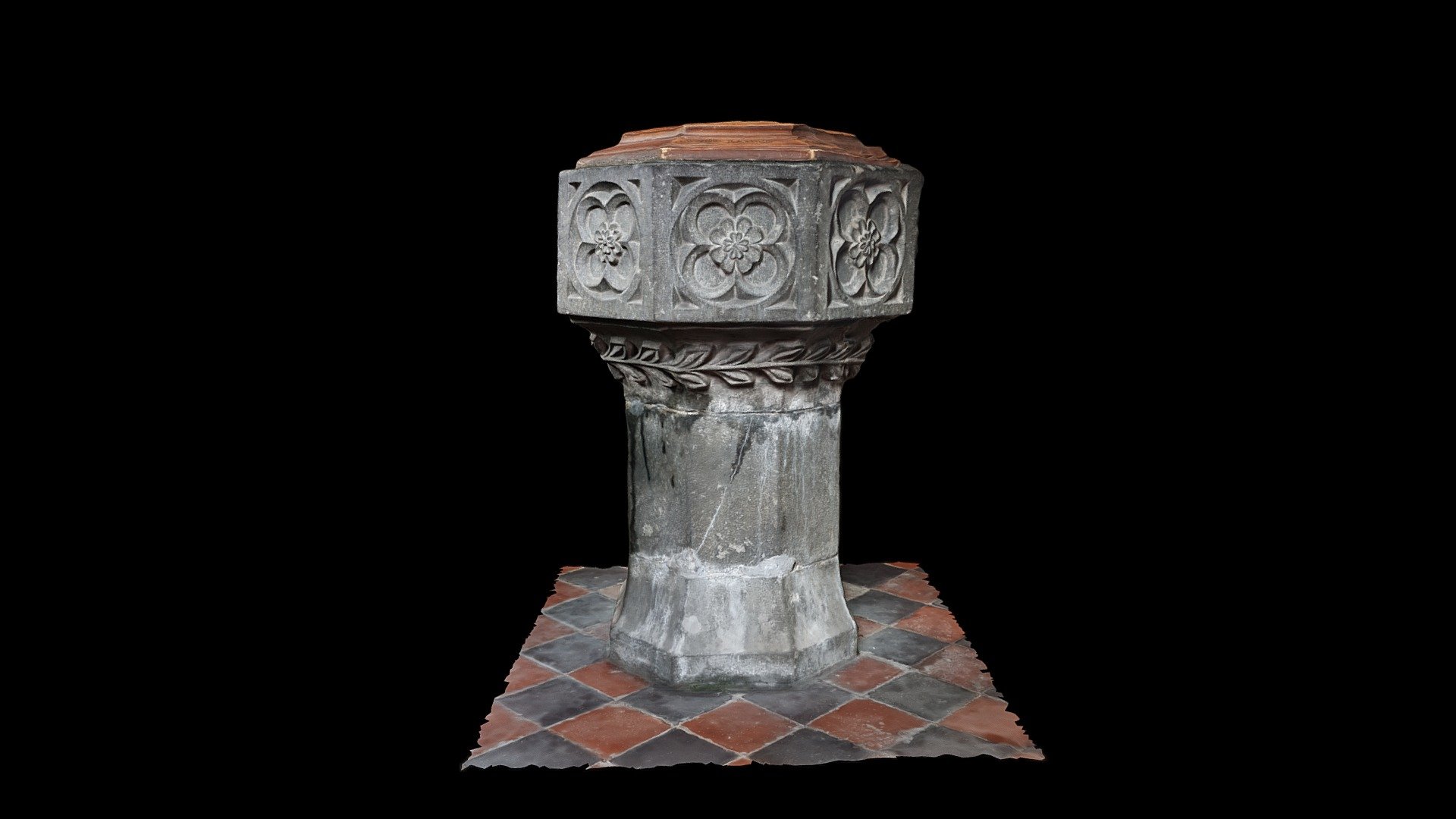 St Agnes Church, Cornwall - Font - Download Free 3D model by Connor ...