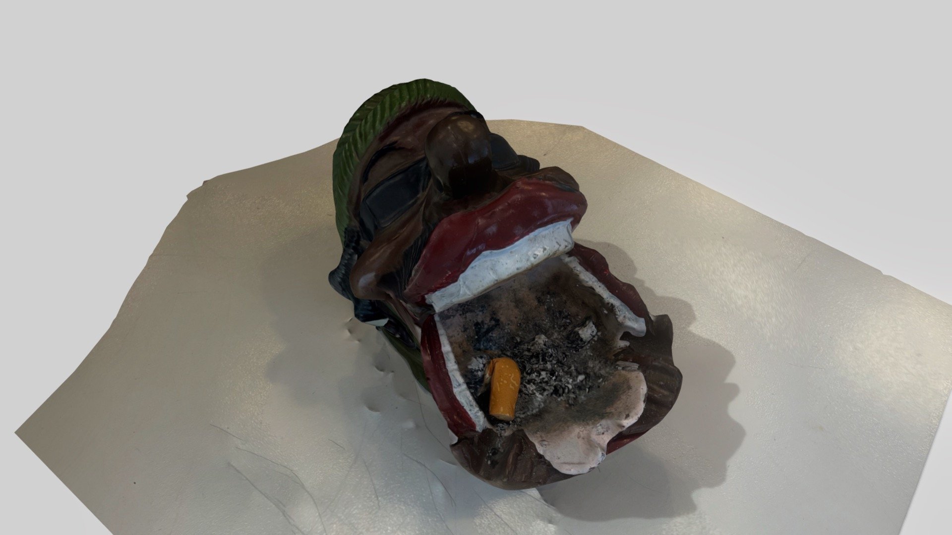 Bob Marley Ashtray - 3D model by ScanSphere [fe37379] - Sketchfab