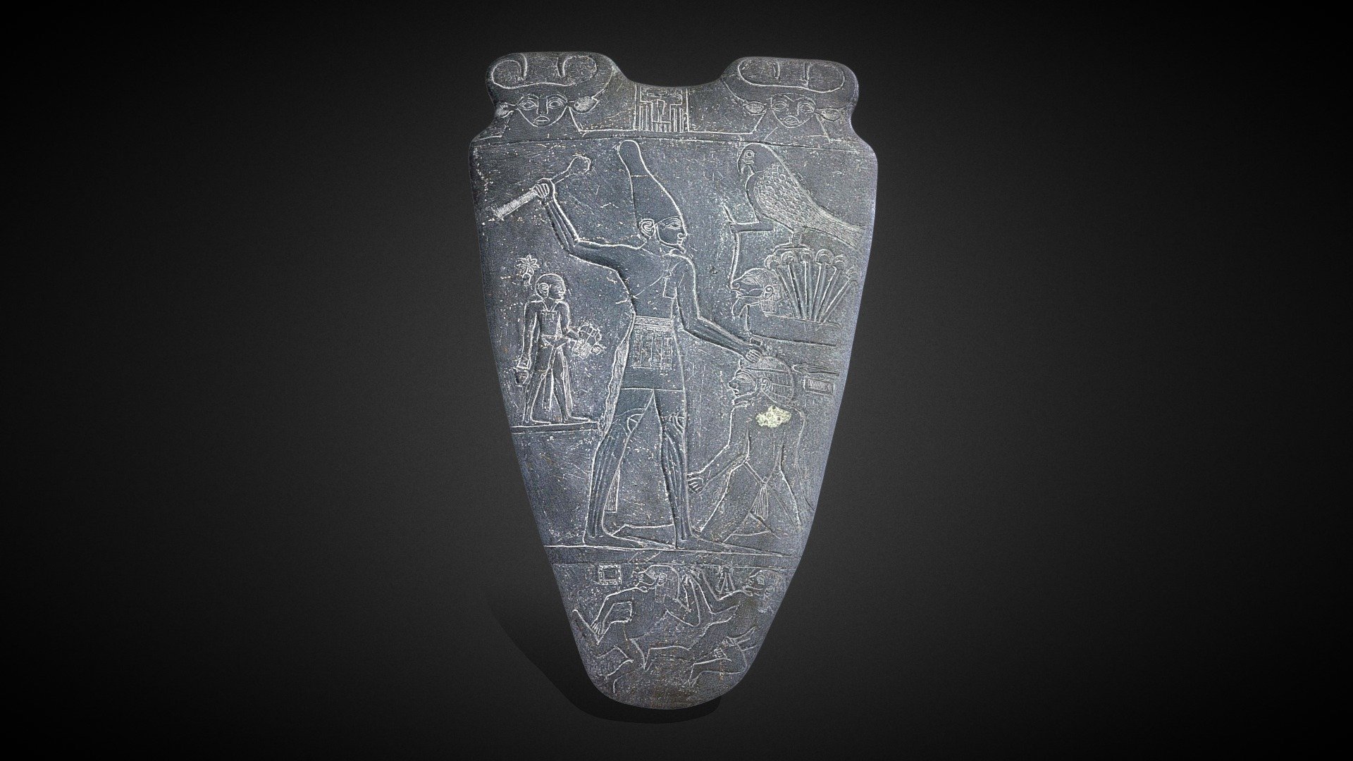 Narmer Palette - 3D model by egy [fe389ac] - Sketchfab