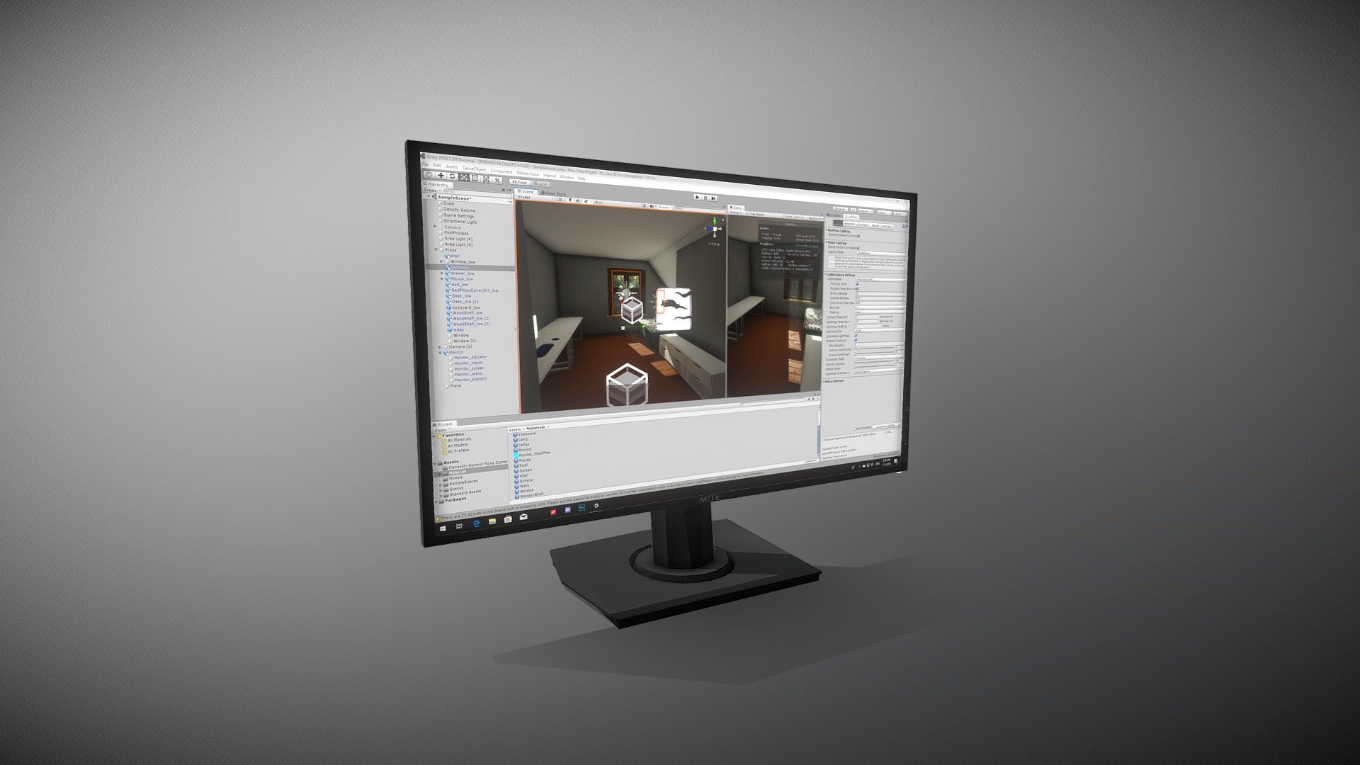 Monitor - 3D model by niklas4052 [fe39ed4] - Sketchfab