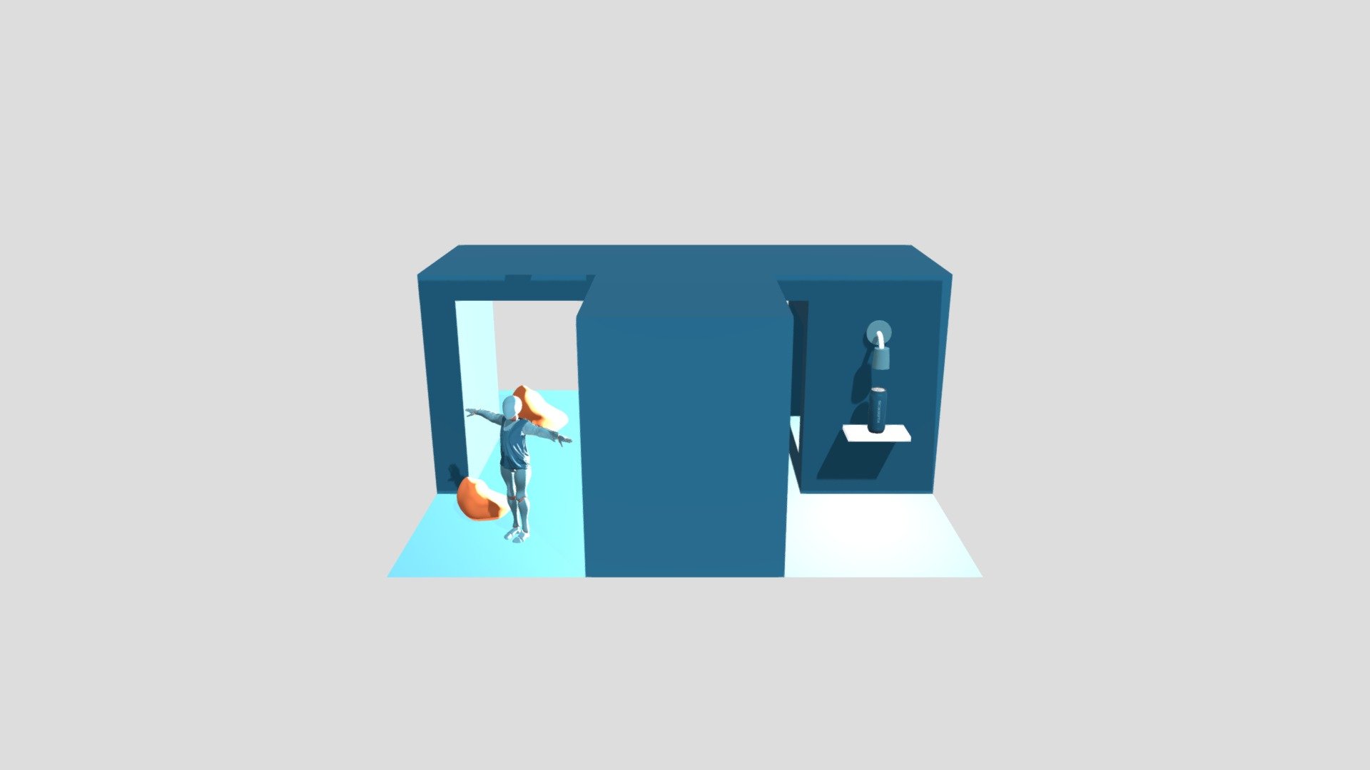 Popupstore - 3D model by Loeliag [fe3af04] - Sketchfab