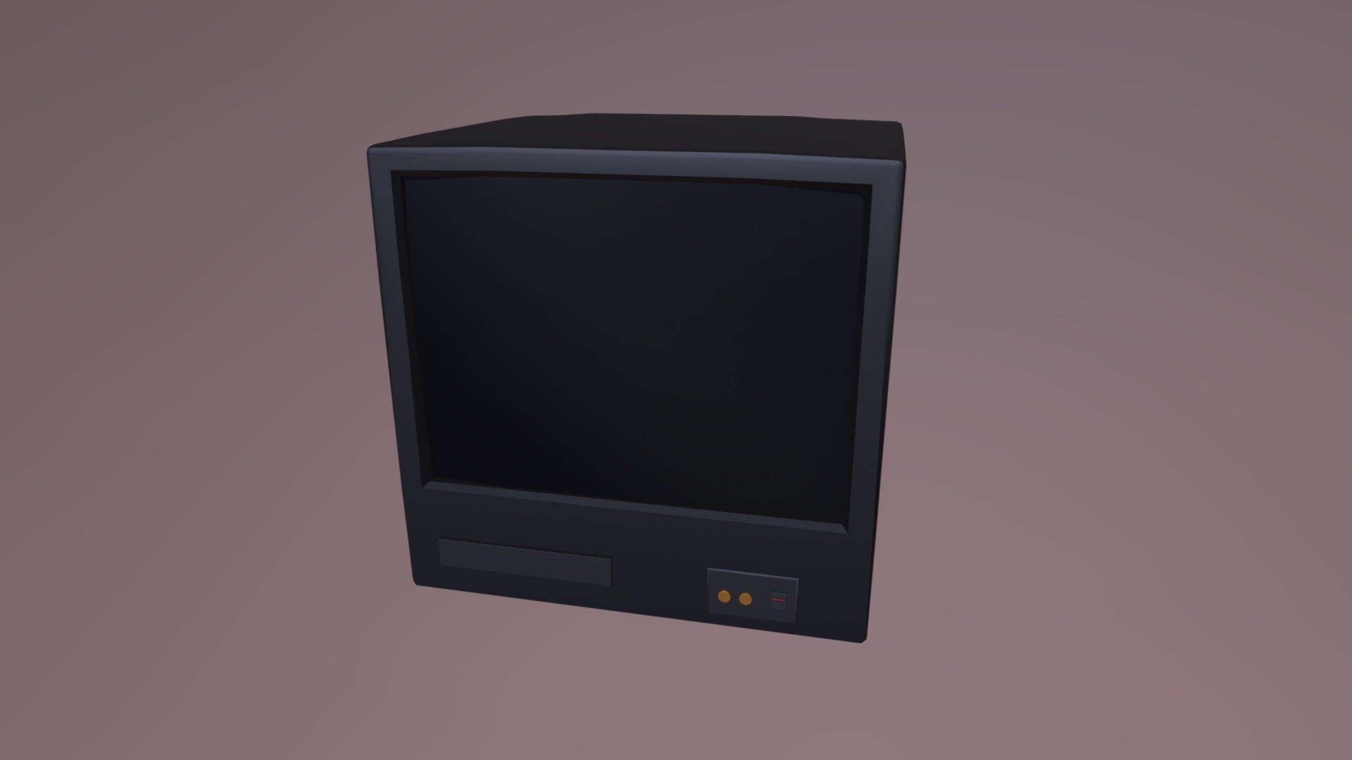 TV 80s - 3D model by Sander Koster (@SanderKoster) [fe3c722] - Sketchfab