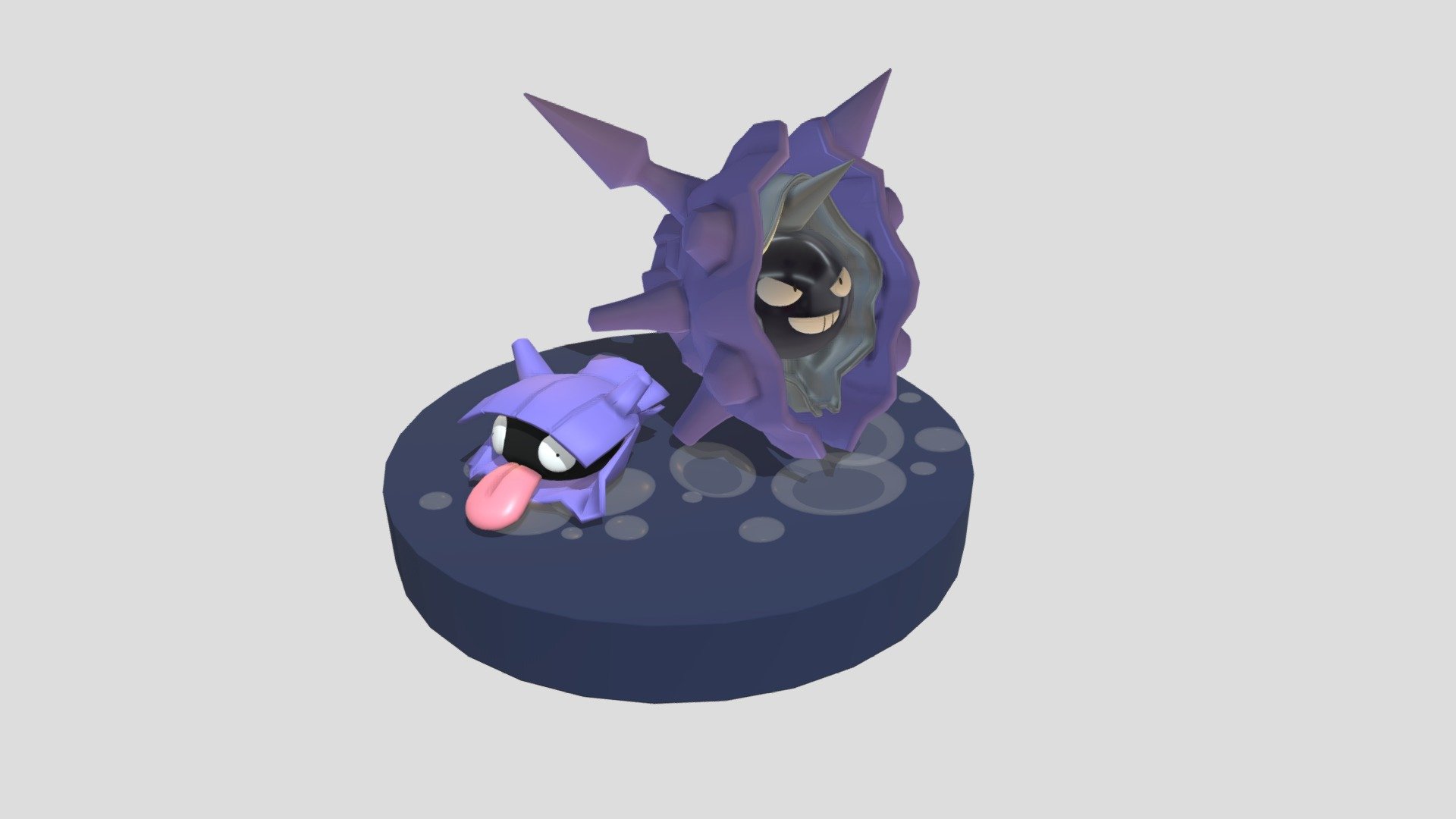 shellder family - 3D model by Ulrik_Selvik (@Nemi66) [fe3dafb] - Sketchfab