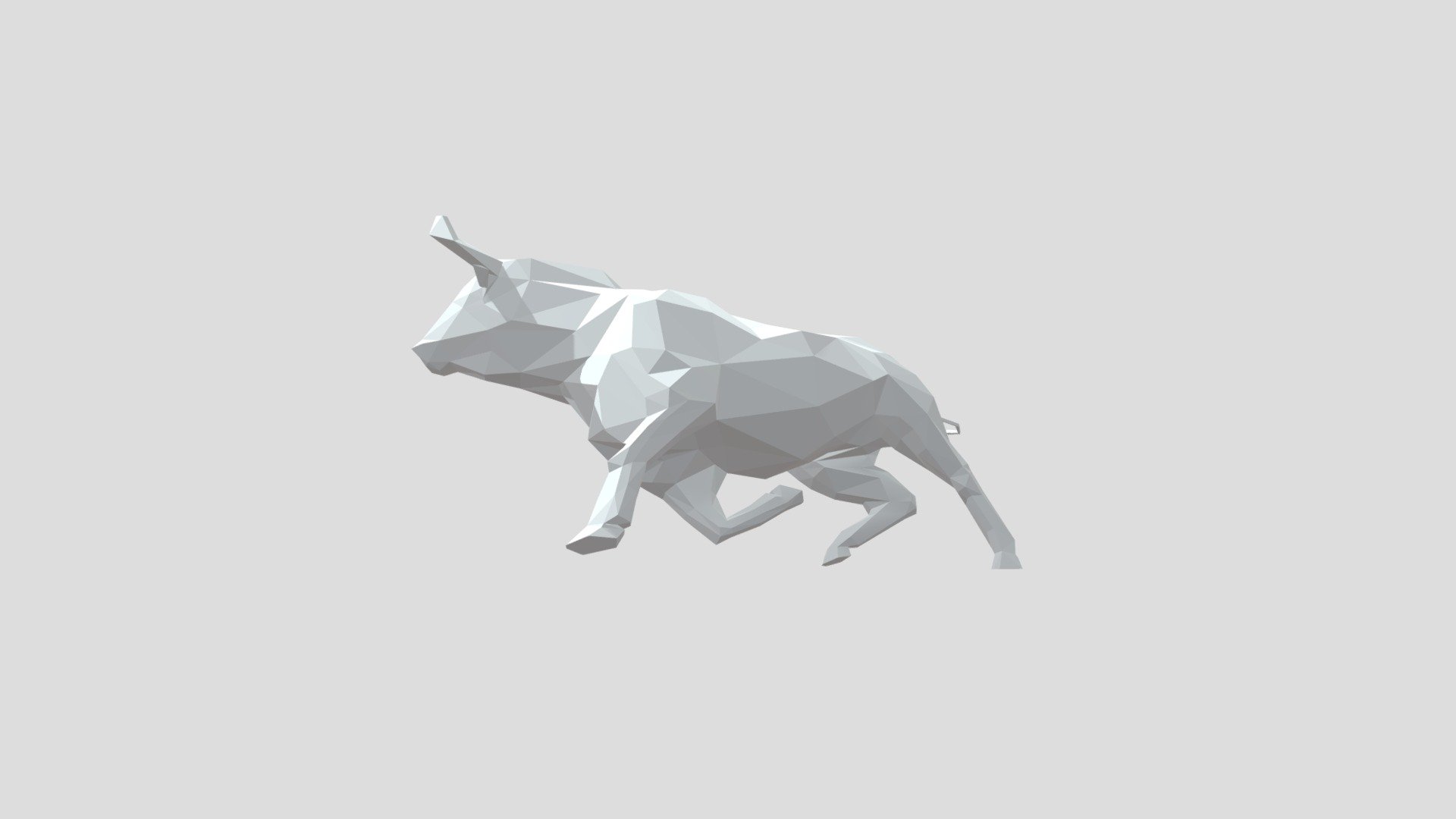 Low Poly Bull - 3D model by zotow [fe3e0f6] - Sketchfab