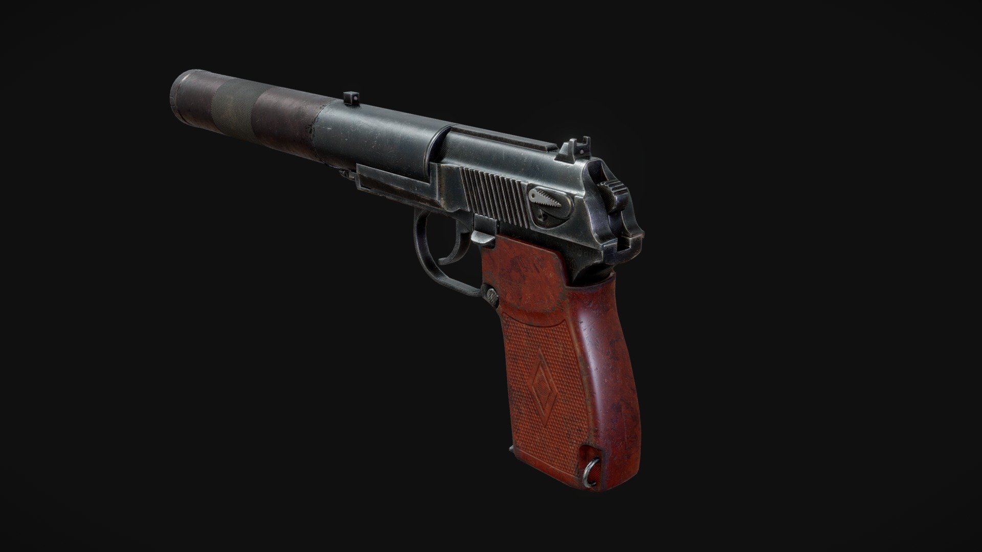 PB 6P9 (Silent Pistol) - 3D model by Evgeniy Nesudimov (@groove619 ...