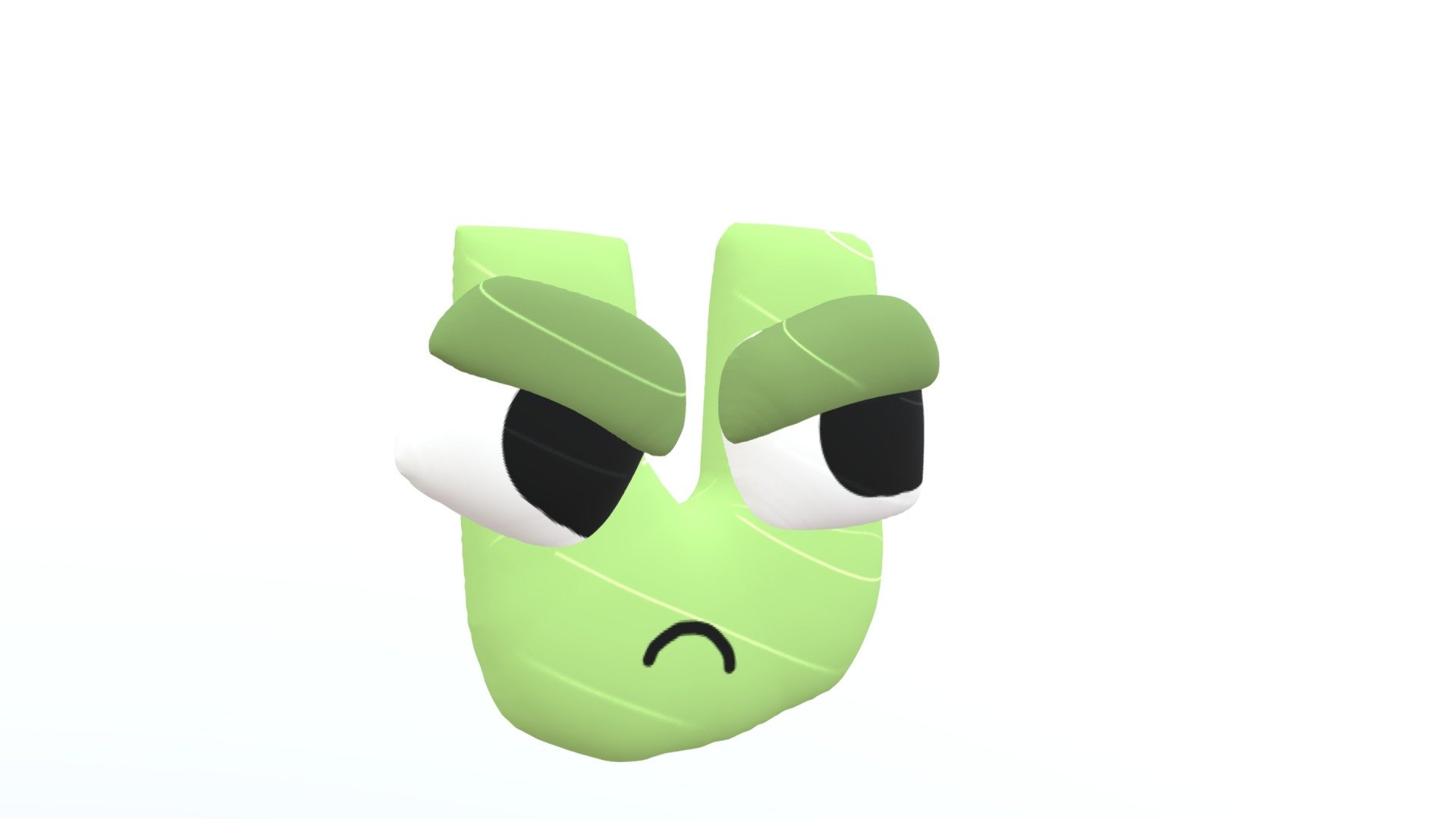 Lowercase U Alphabet Lore Download Free 3D Model By Jaspermateodev
