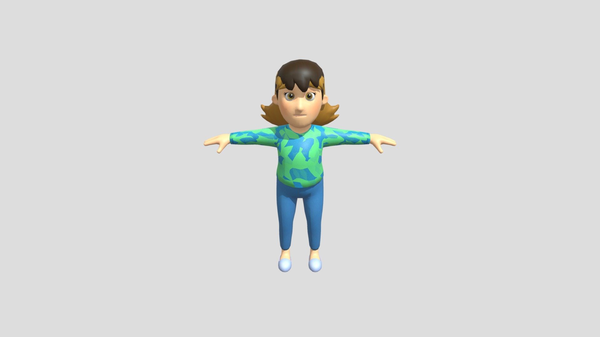 Female Citizen 3 - Download Free 3D model by kingston.shamily [fe3f546 ...
