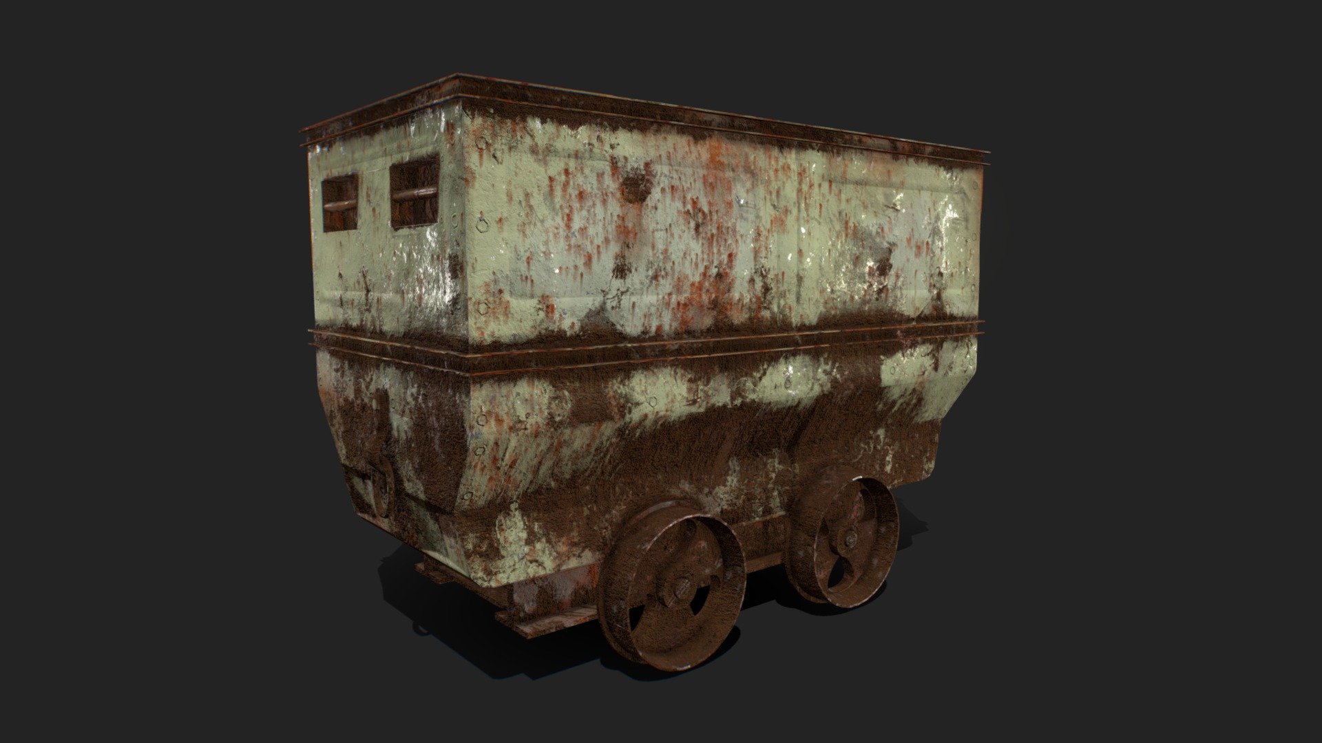Wagon coal mine - Download Free 3D model by Yann Marzack (@yzack ...