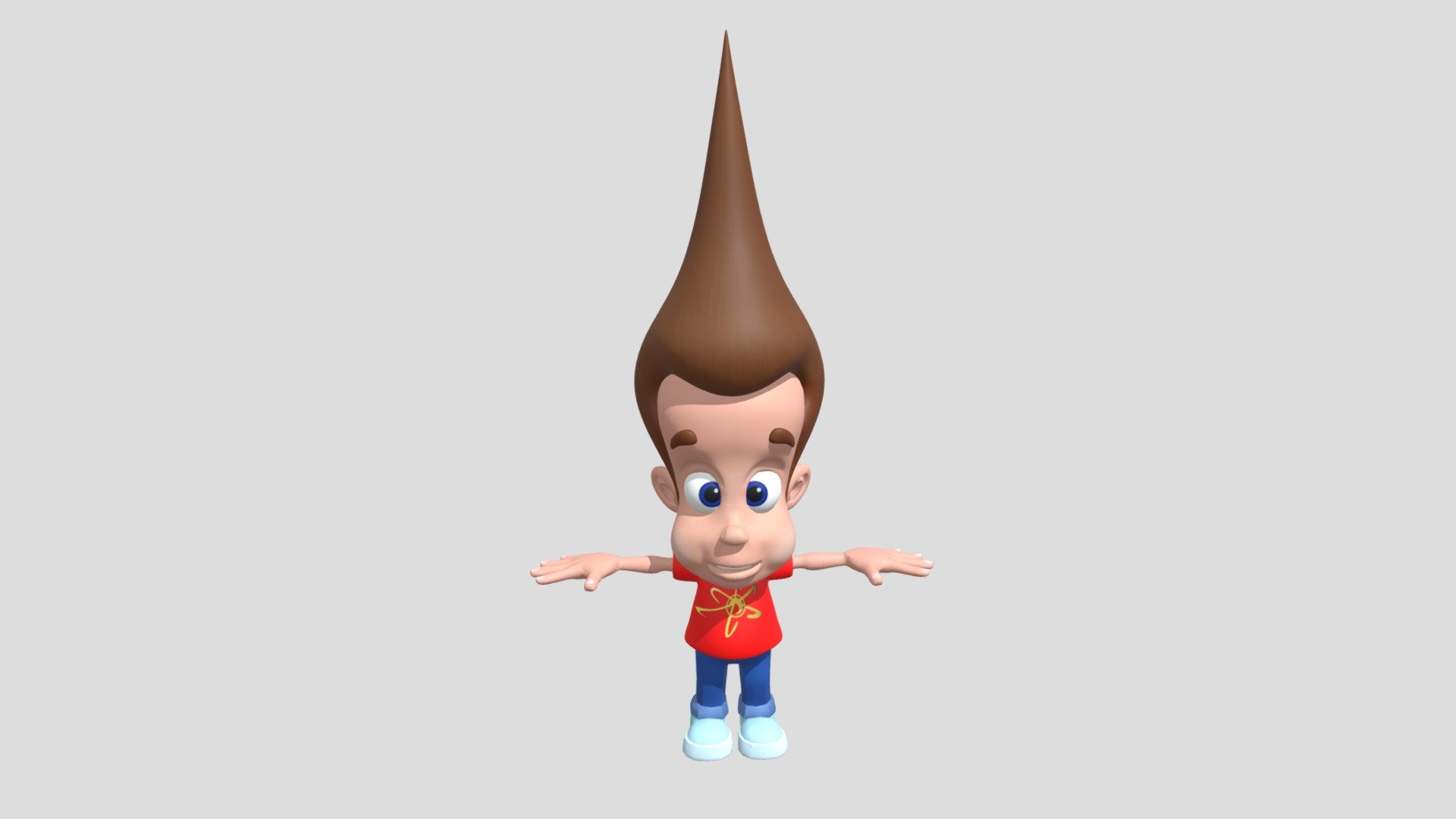 Jimmy Neutron V2 Model - Download Free 3D model by Jamessmartguy ...