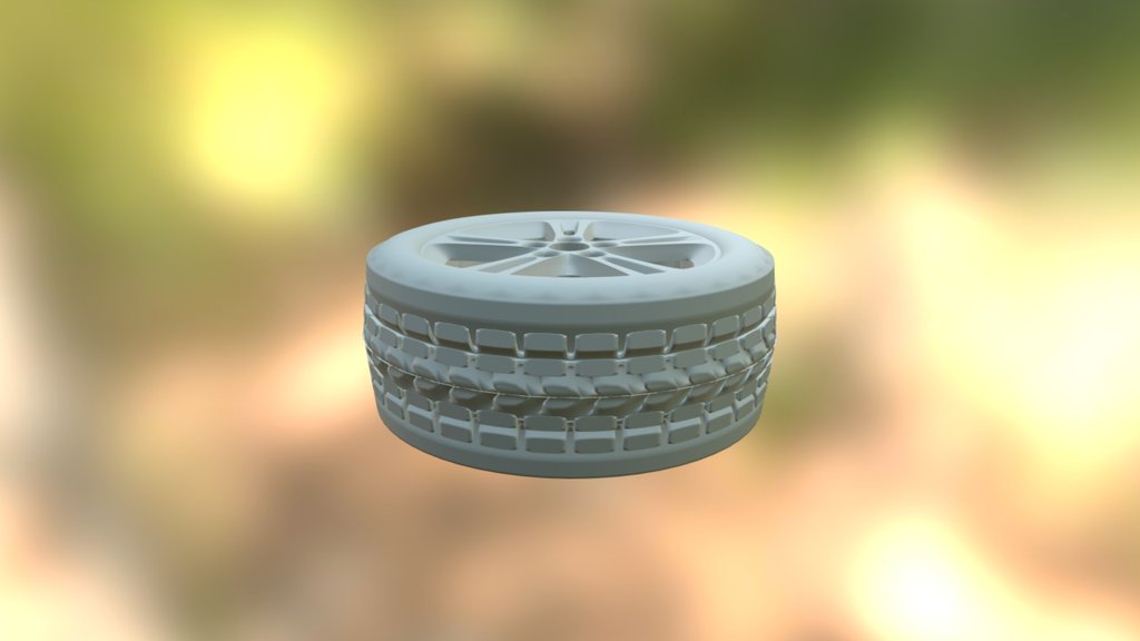 complete wheel - 3D model by tina2 [fe40ae3] - Sketchfab