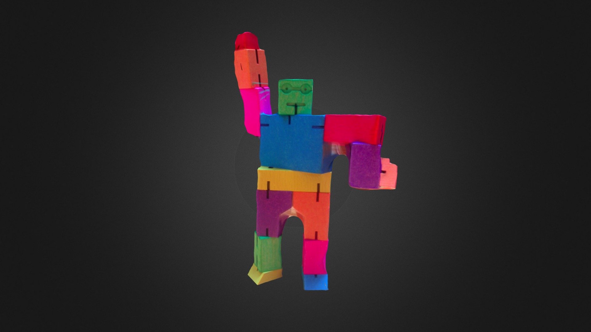 Dancing Cubebot - Download Free 3D model by alban [fe41ed9] - Sketchfab