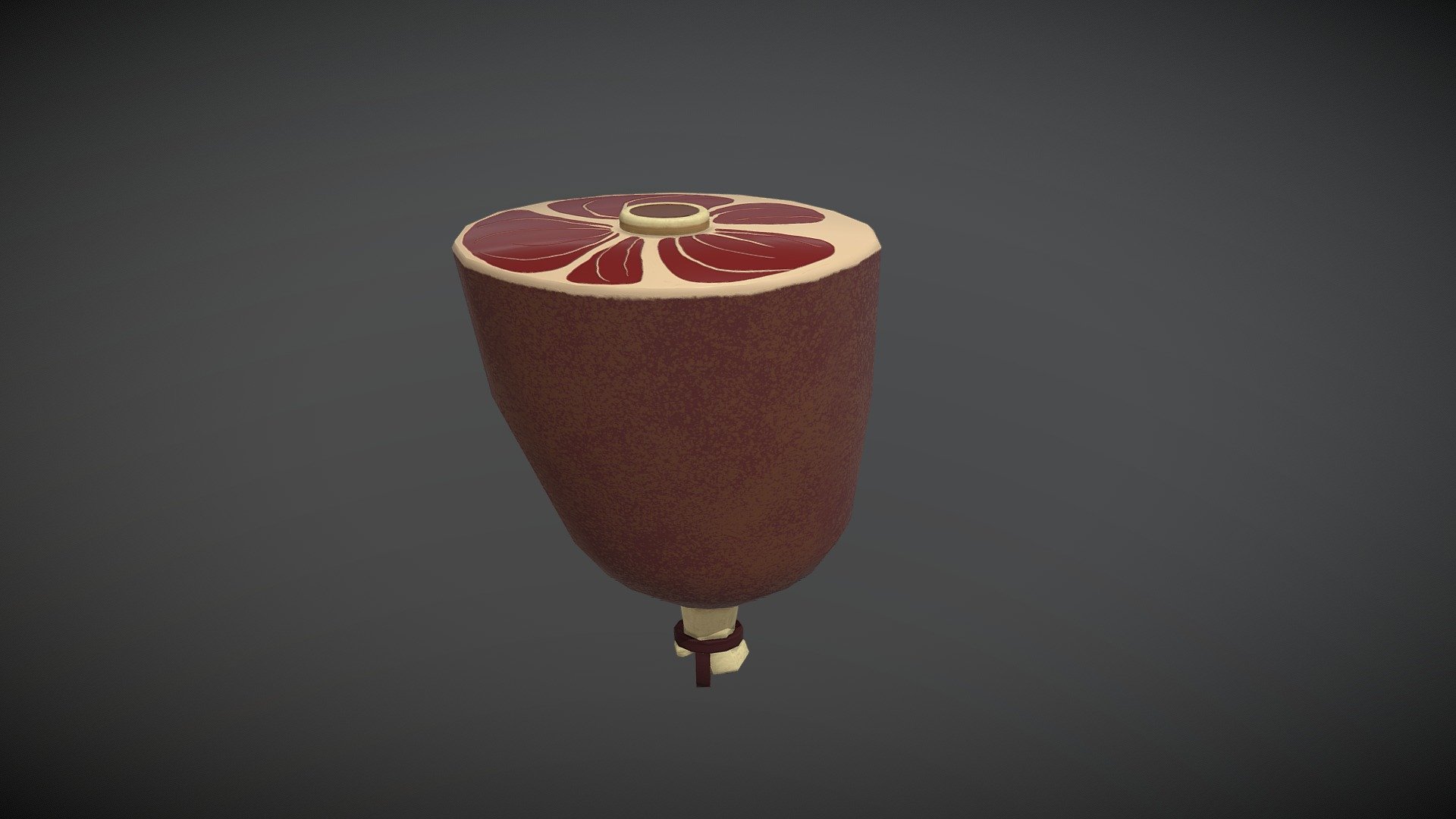 Smoked Ham Leg Cut Jamon Stylized Lowpoly - Buy Royalty Free 3D model ...