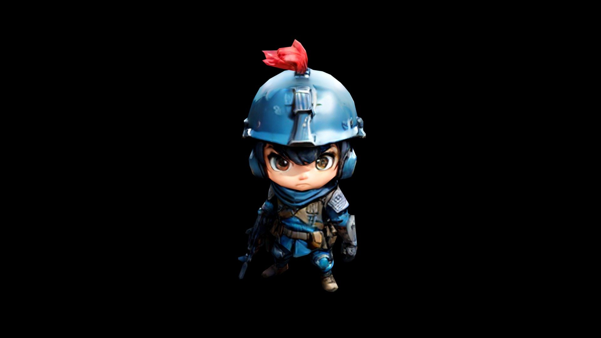 Chibi Knight in the Ancestral Lands A chibi wa - Download Free 3D model ...
