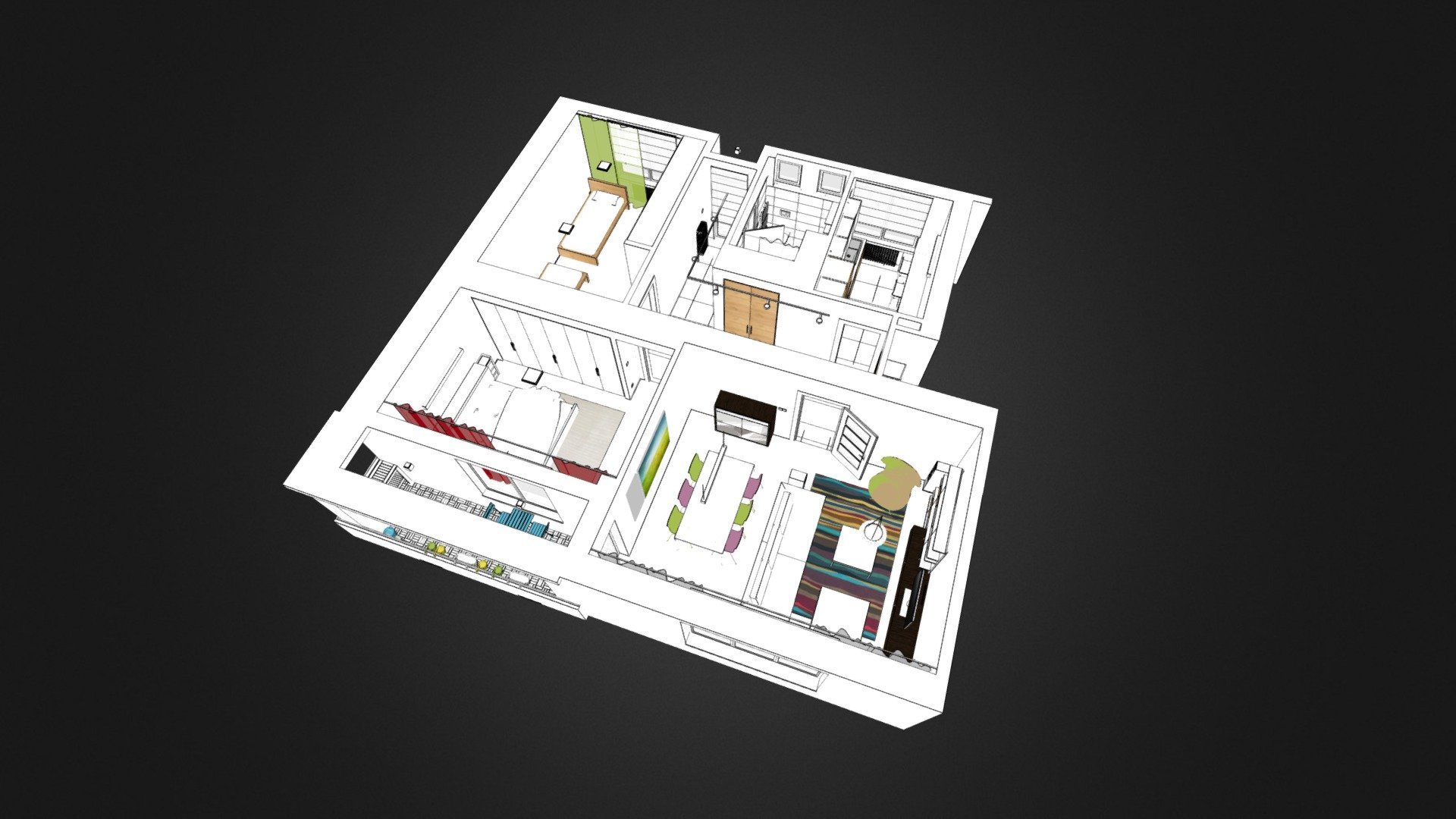 FlatS - 3D model by jm.atelier [fe43c41] - Sketchfab