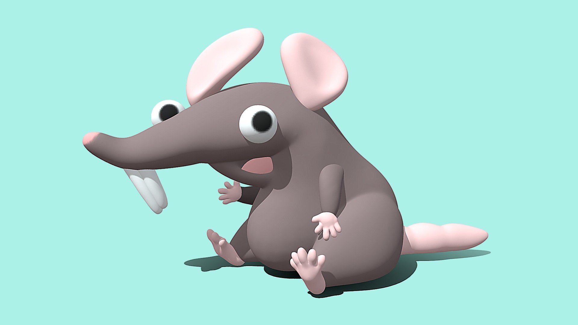 Rat Character - 3D model by UPANG [fe45c85] - Sketchfab