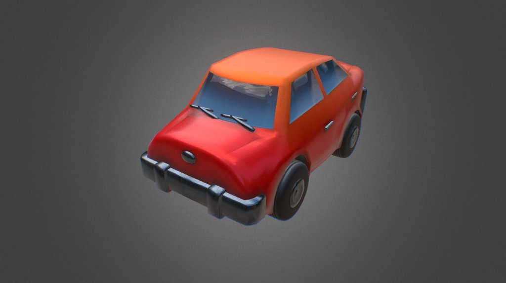 Cartoon Car - 3D model by rthauby [fe4ca0a] - Sketchfab