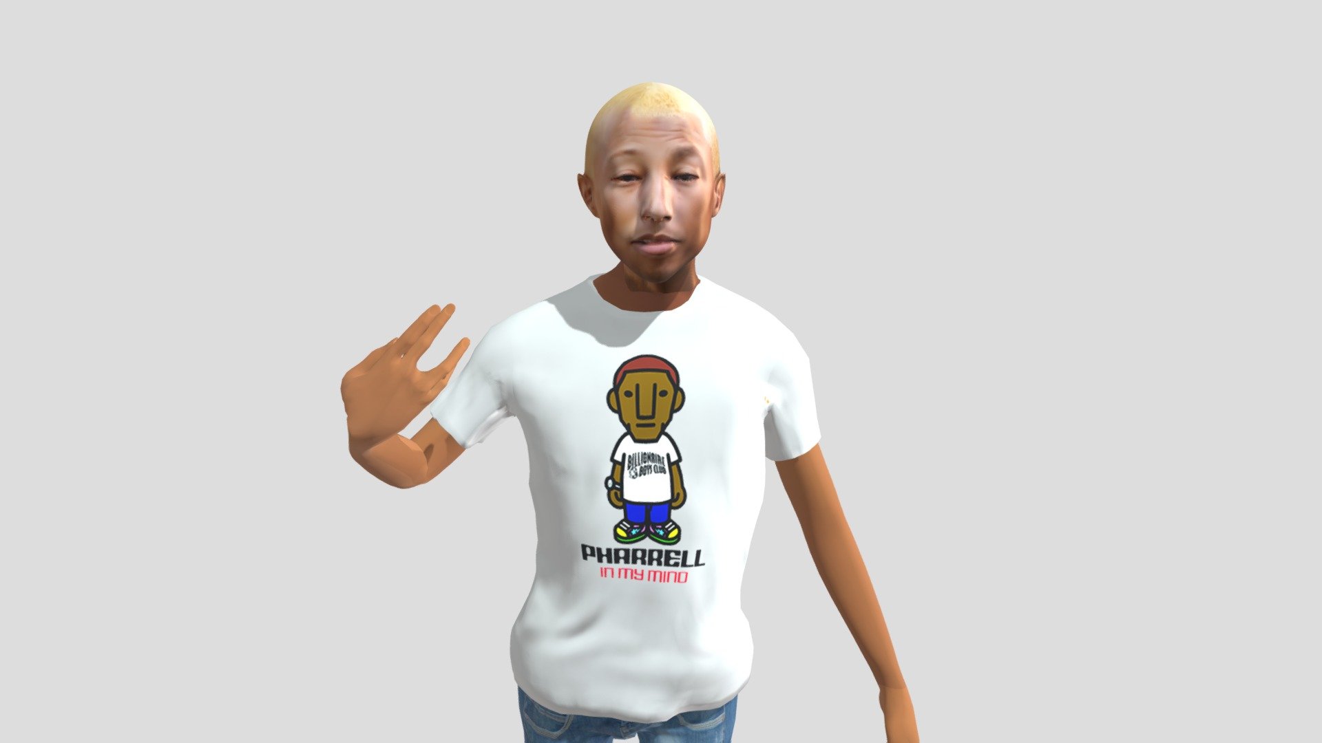 Pharell Williams - Zane Burko - 3D model by ZaneBurko2 (@zaneezburko ...