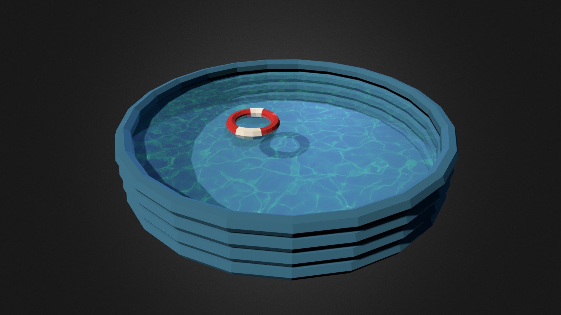 Low Poly Swimming Pool - Buy Royalty Free 3D model by TrentPierce ...