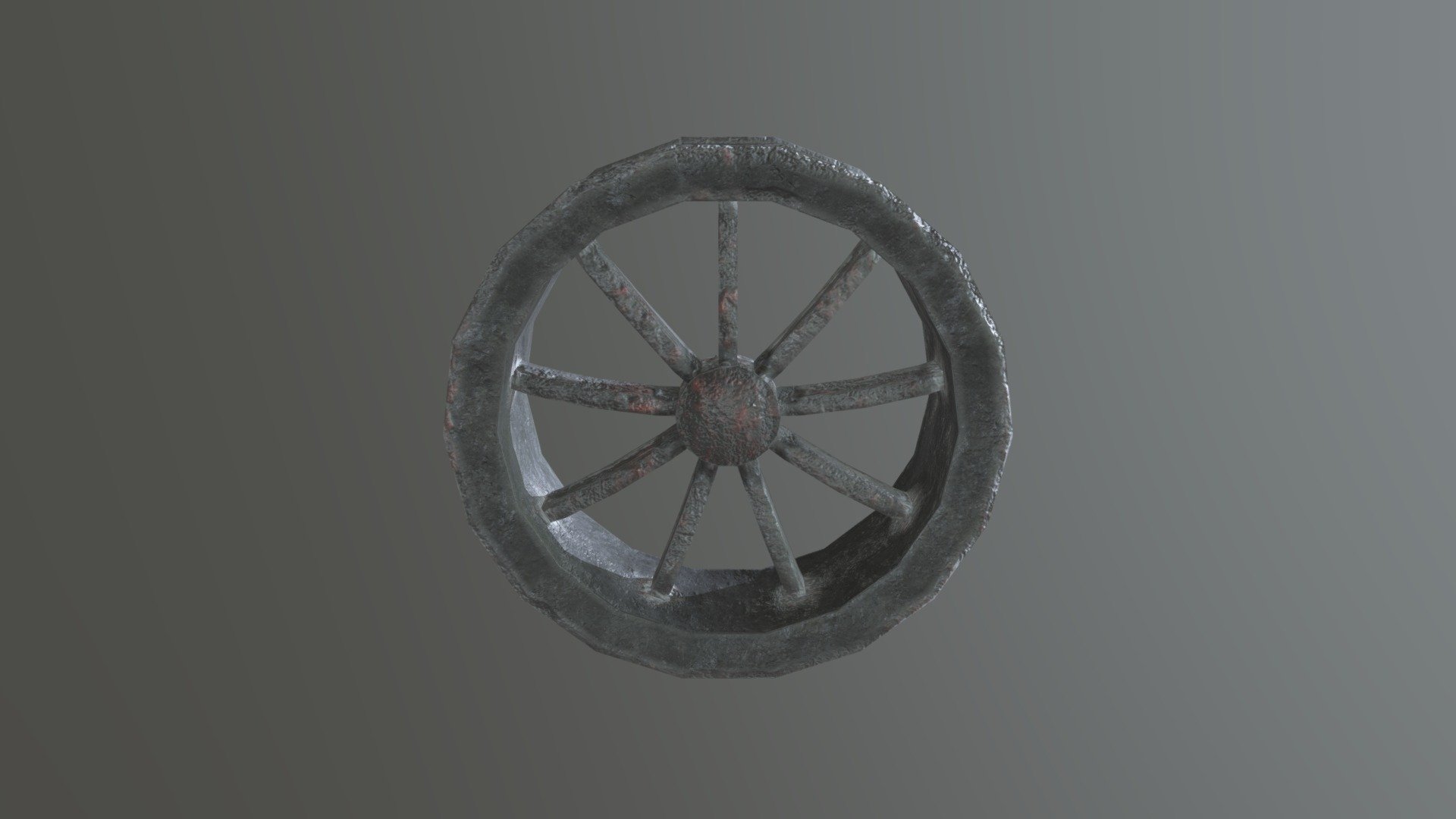 OLd and rust wheel - 3D model by Alberto Silvan (@Cormac_art) [fe52879 ...