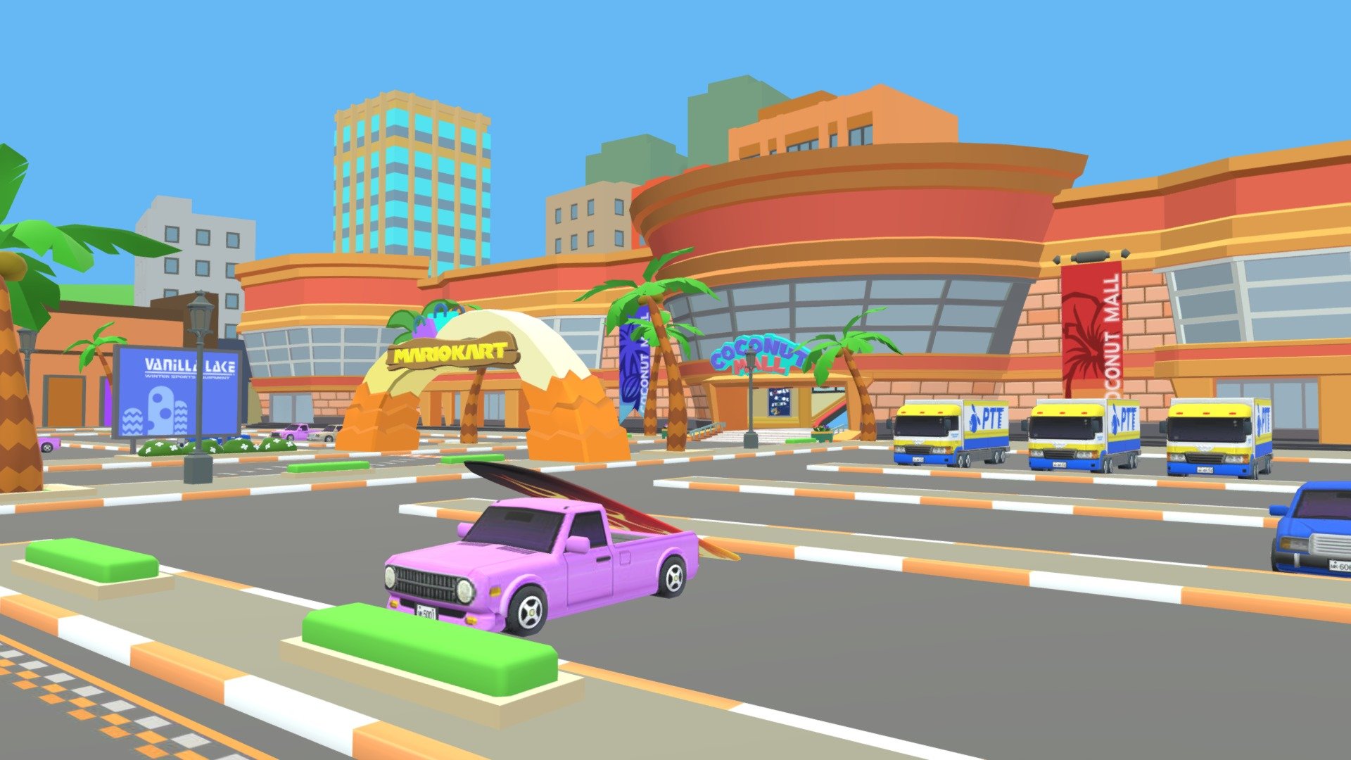 Wii Coconut Mall - Download Free 3D model by Polygonal_64 (@LegoshiFan ...