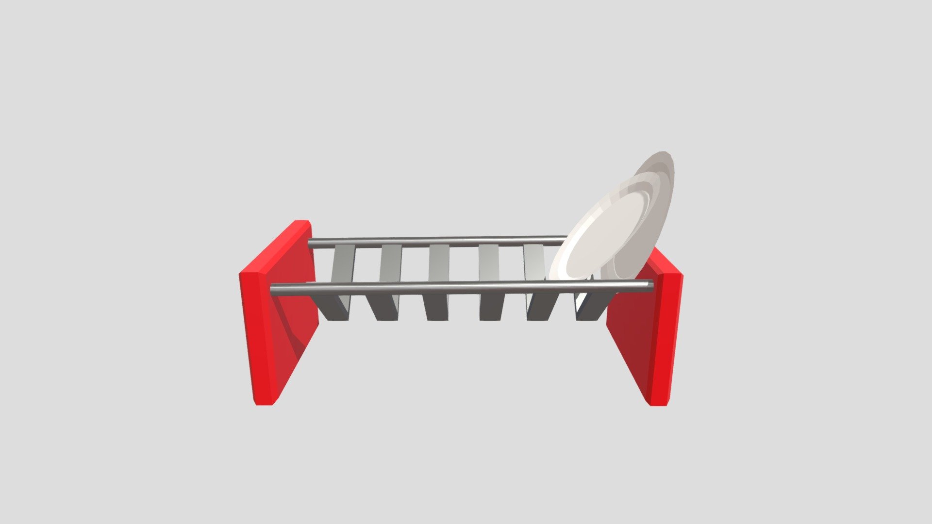 Dish Rack - 3D model by isaactyj [fe53751] - Sketchfab