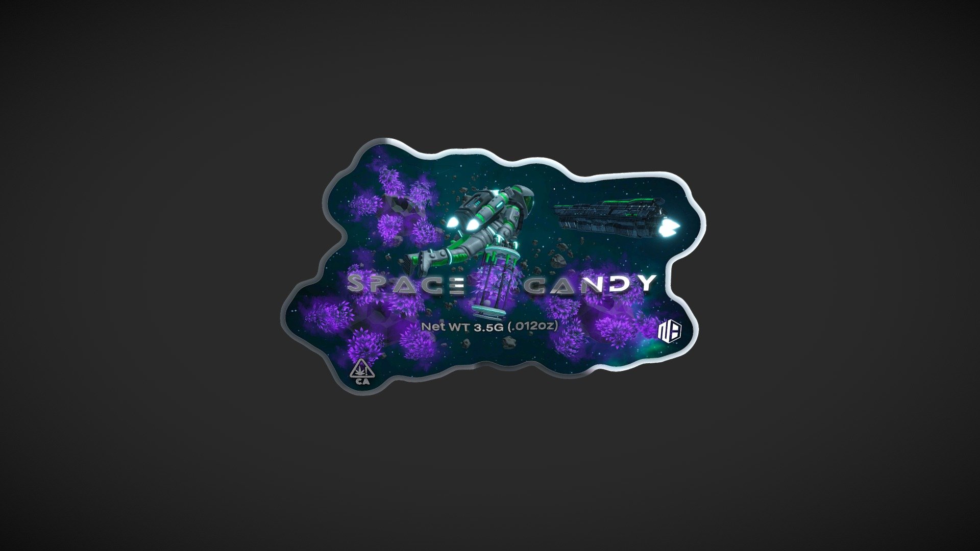 Space Candy - 3D model by Angel Santana (@irracalma) [fe53dc9] - Sketchfab