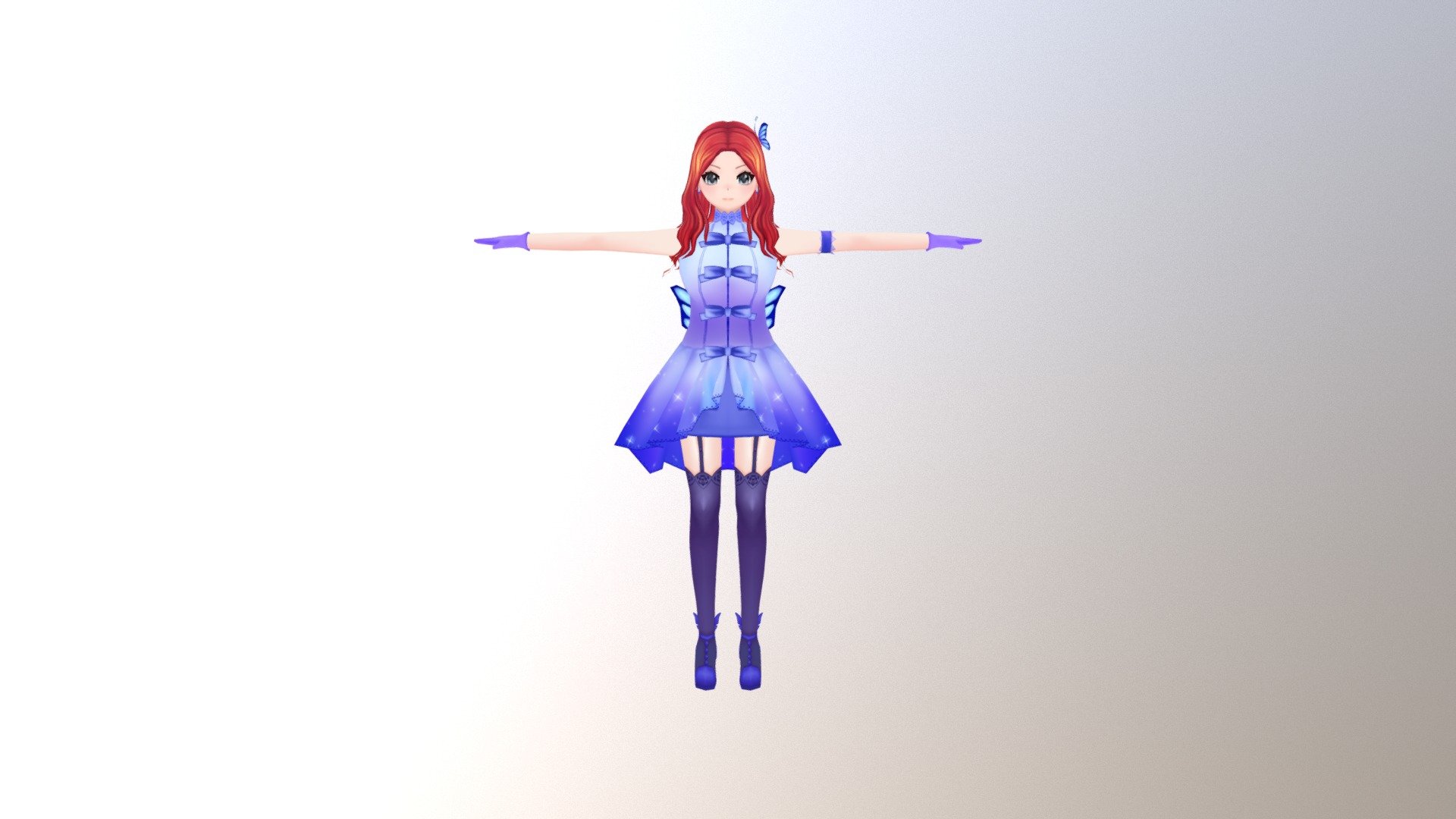 Girl5 4 - Buy Royalty Free 3D model by thebome [fe571b1] - Sketchfab Store