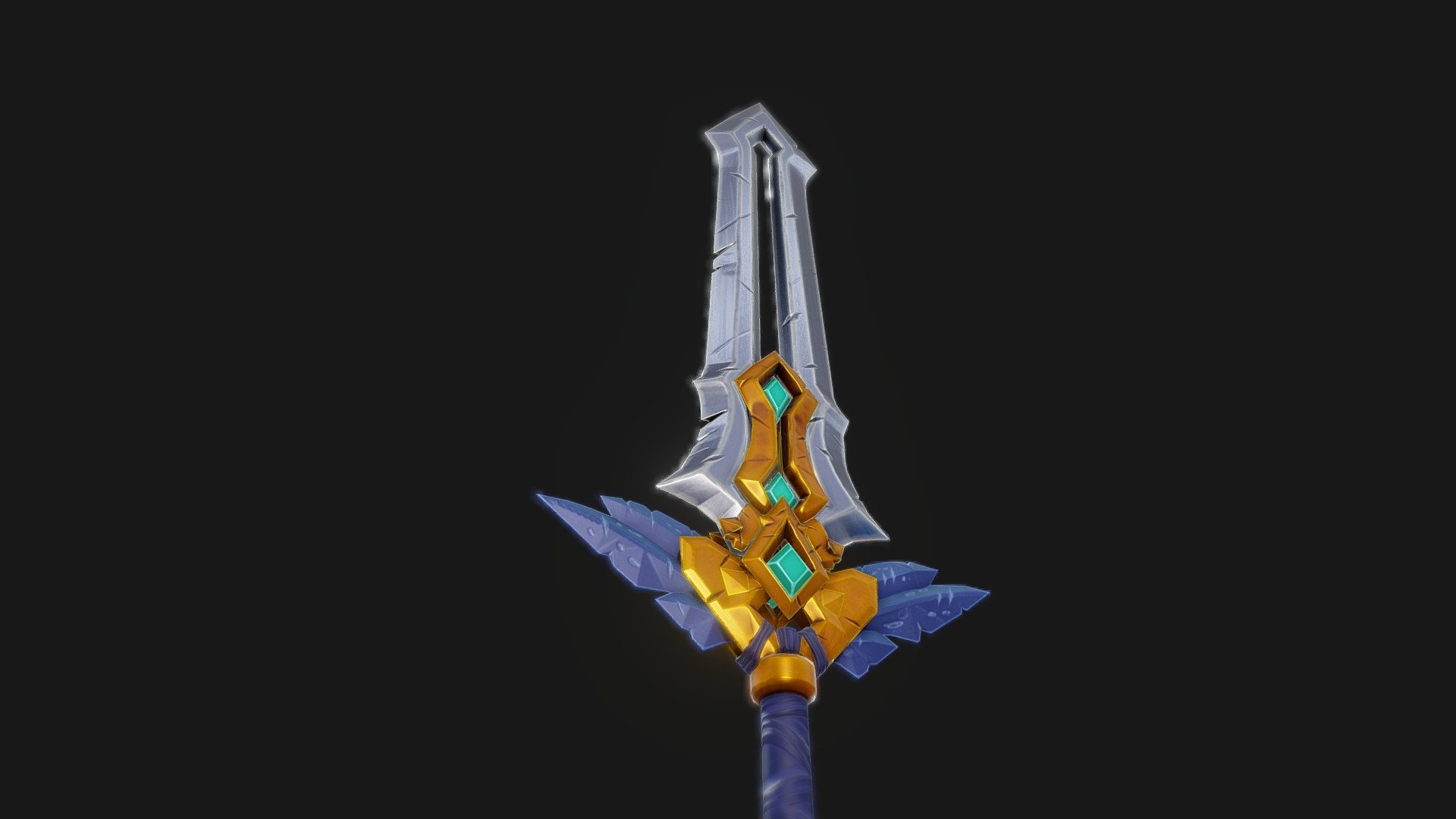 Stylized Sword - 3D model by surezjin [fe578e6] - Sketchfab