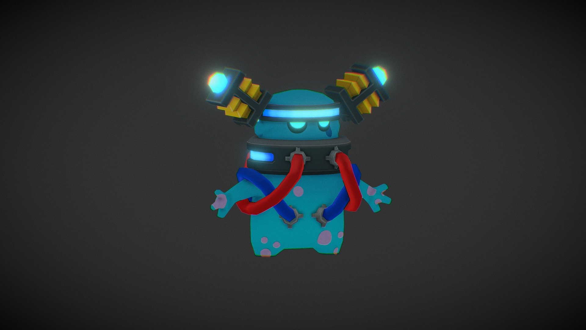 Electric Zombie Boss - 3D model by Igor Kulikov (@shuntup) [fe5802f ...