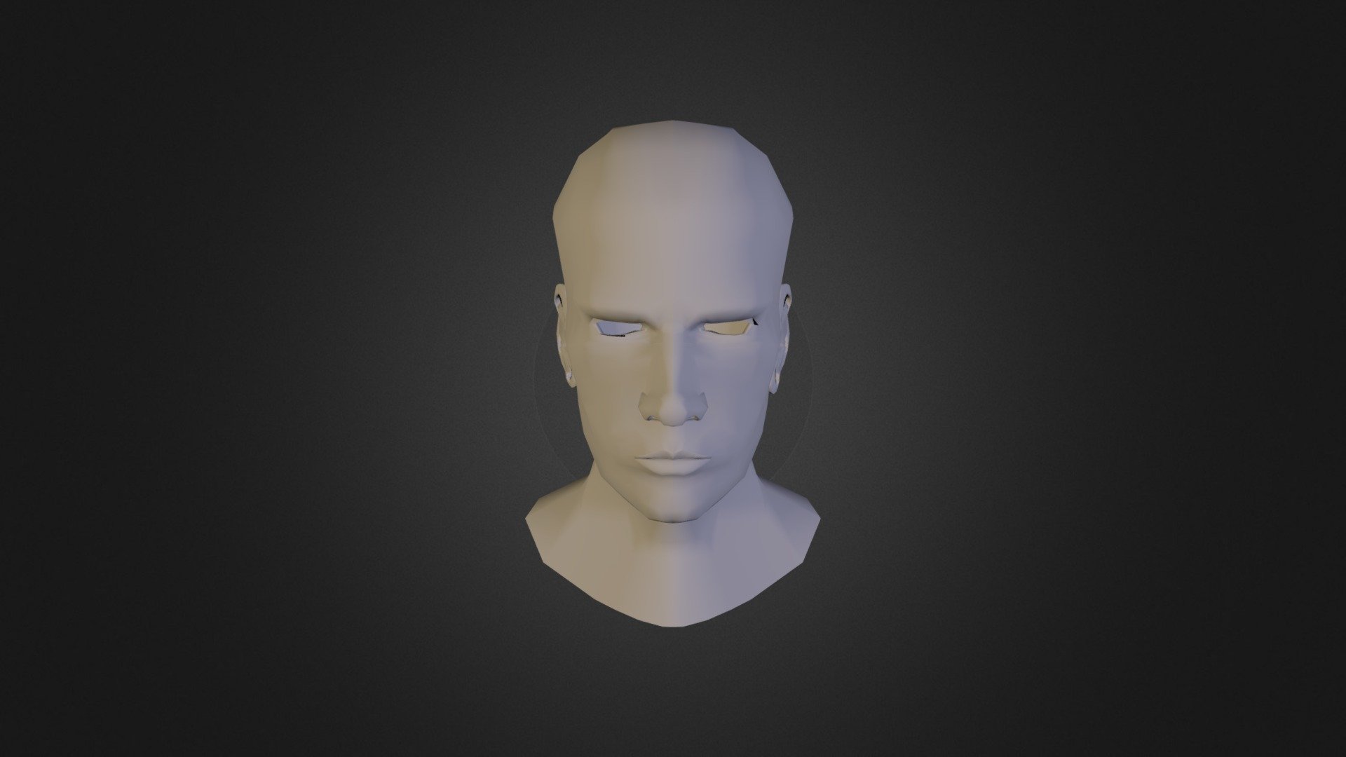 Self Portrait Head WIP - 3D model by benaird [fe582a1] - Sketchfab