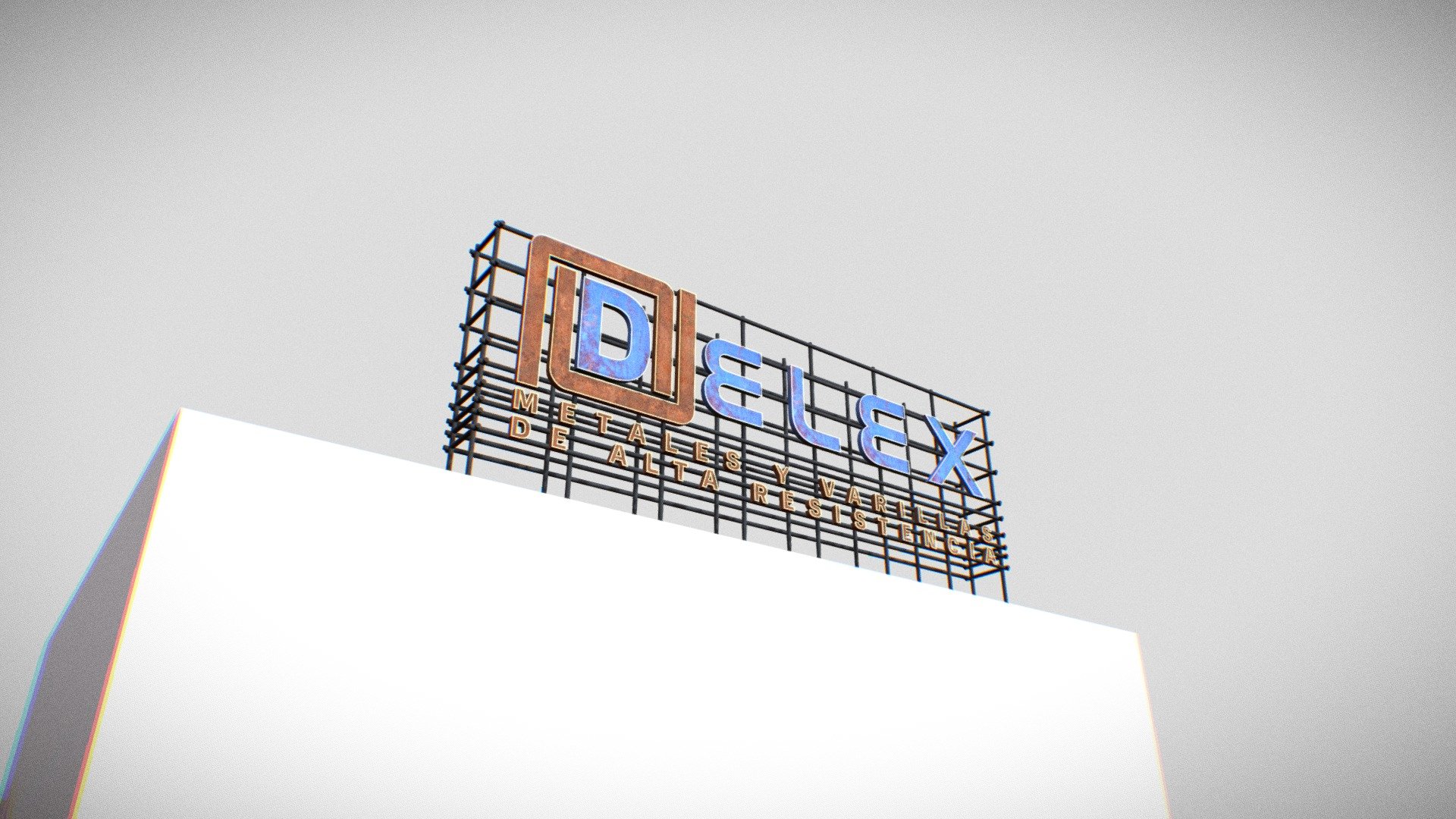 Letrero - DELEX - 3D model by krozwave [fe5872d] - Sketchfab