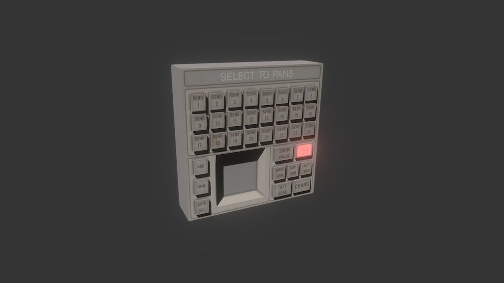 Dial Pad Retro PBR Machine Intercom - 3D model by BehrtronStudios ...