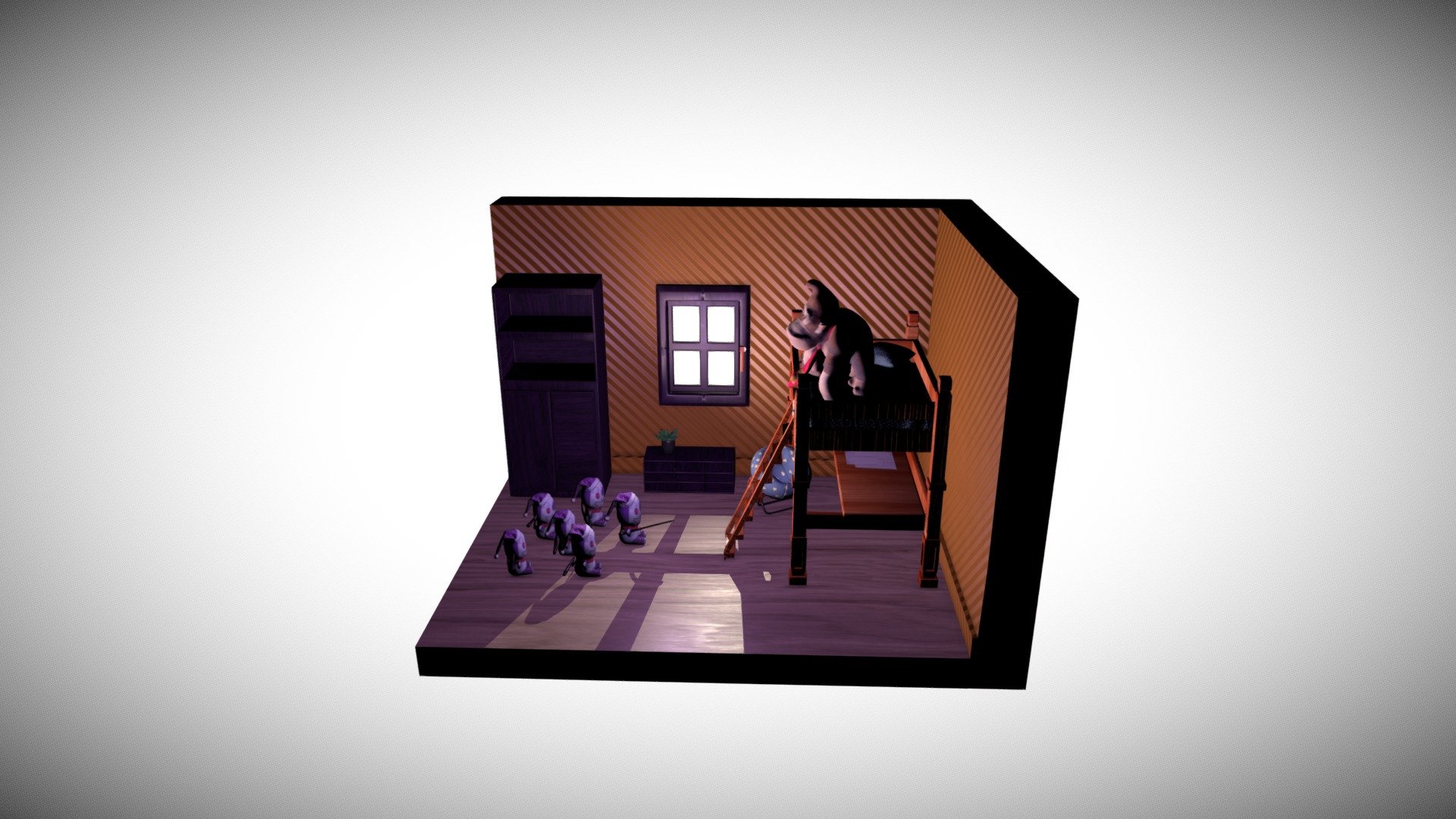 Donkey Kong and Moondrop's showdown - 3D model by oriiieve [fe59223 ...