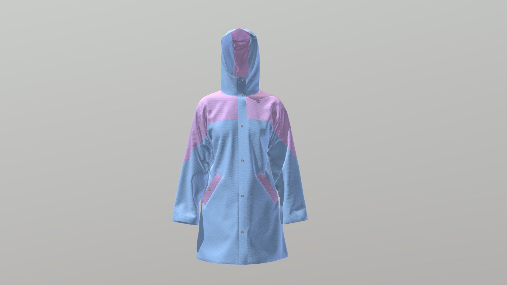 3D Technical Package Rain Jacket - 3D model by Marion Eugster ...