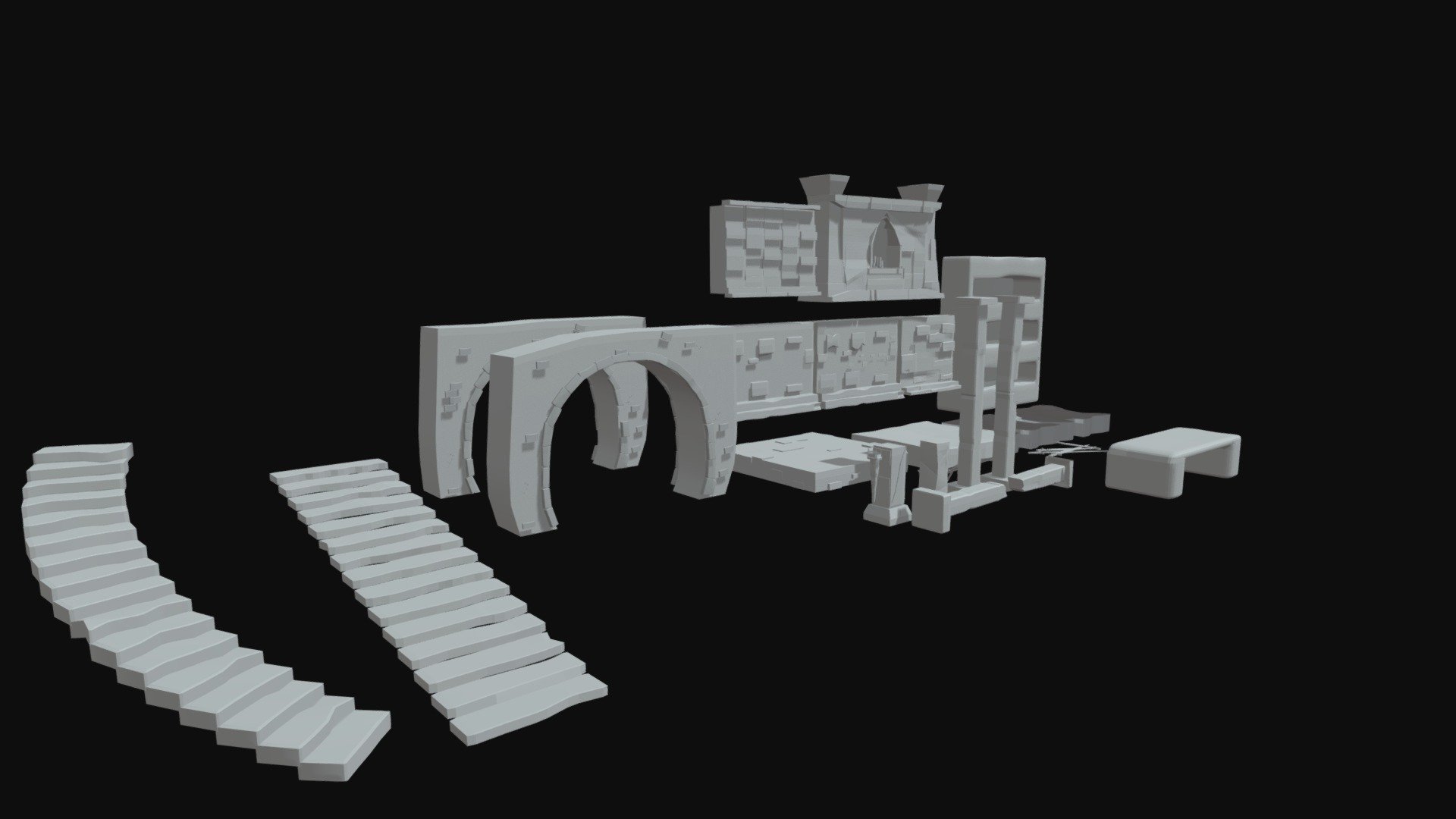 Dungeon Assets Pack - 3D model by Artifacts Hub 3d (@ArtifactsHub3d) [fe5be5c] - Sketchfab