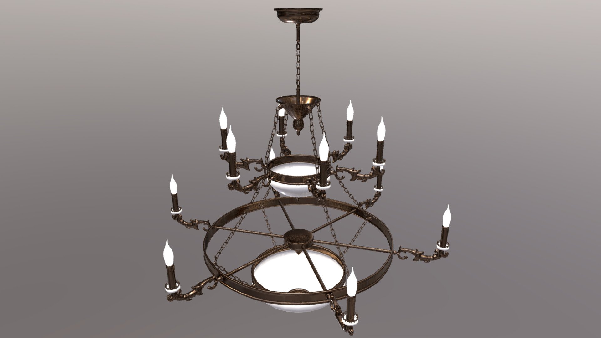 Chandelier - Download Free 3D model by Alexandr (@aka0xnull) [fe60522 ...