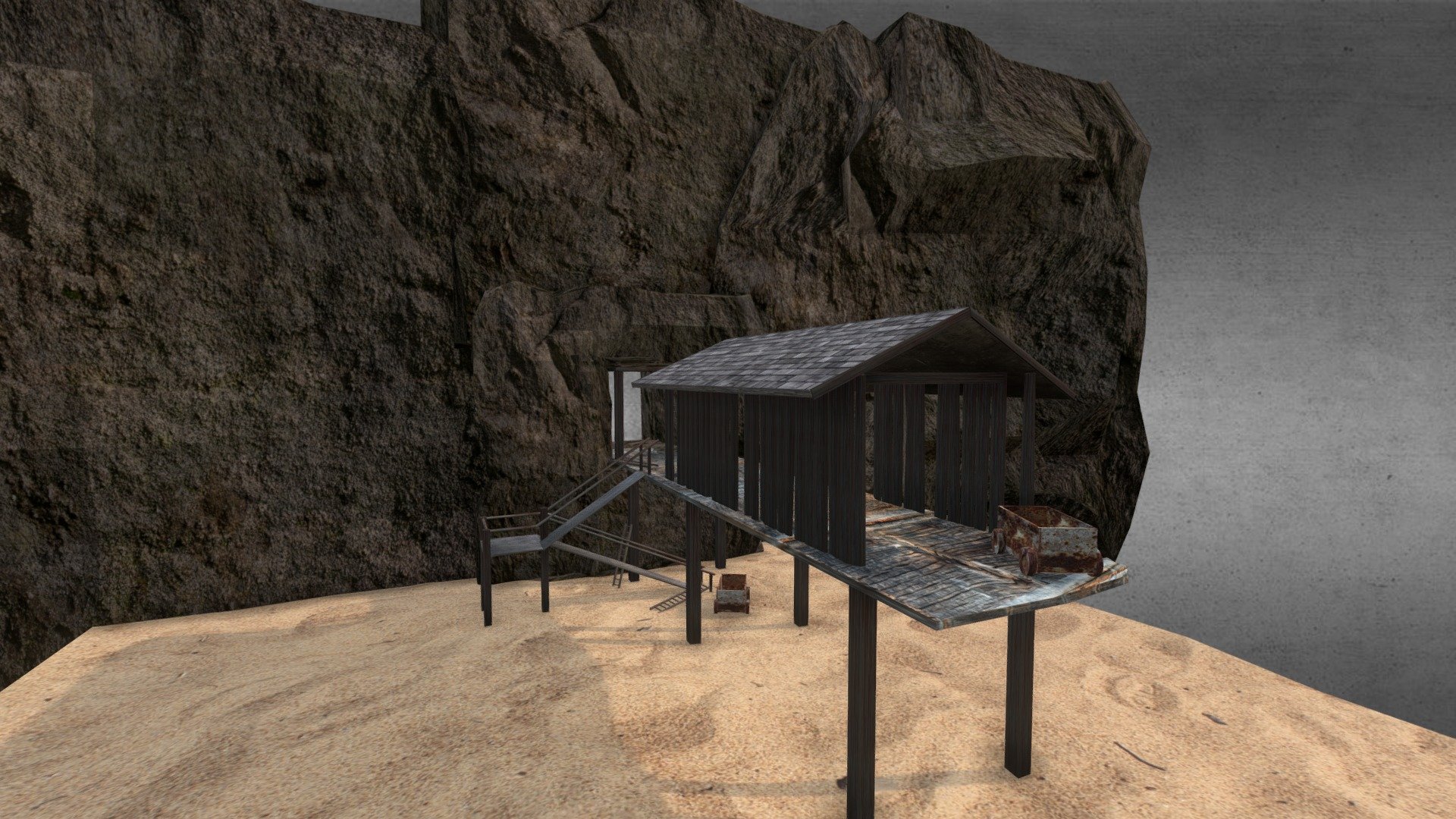 Mine - 3D model by Kickingrocks [fe60e8f] - Sketchfab