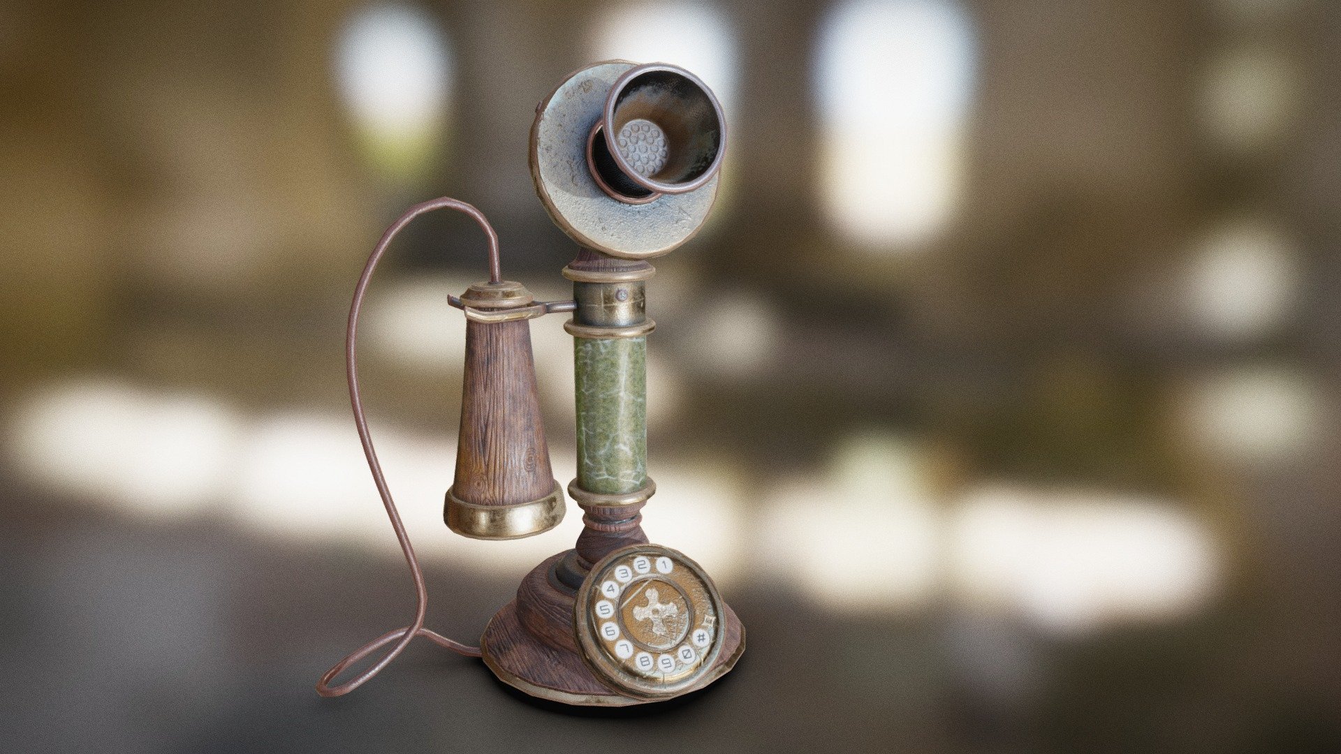ancient telephone - Download Free 3D model by batata (@i55121127 ...
