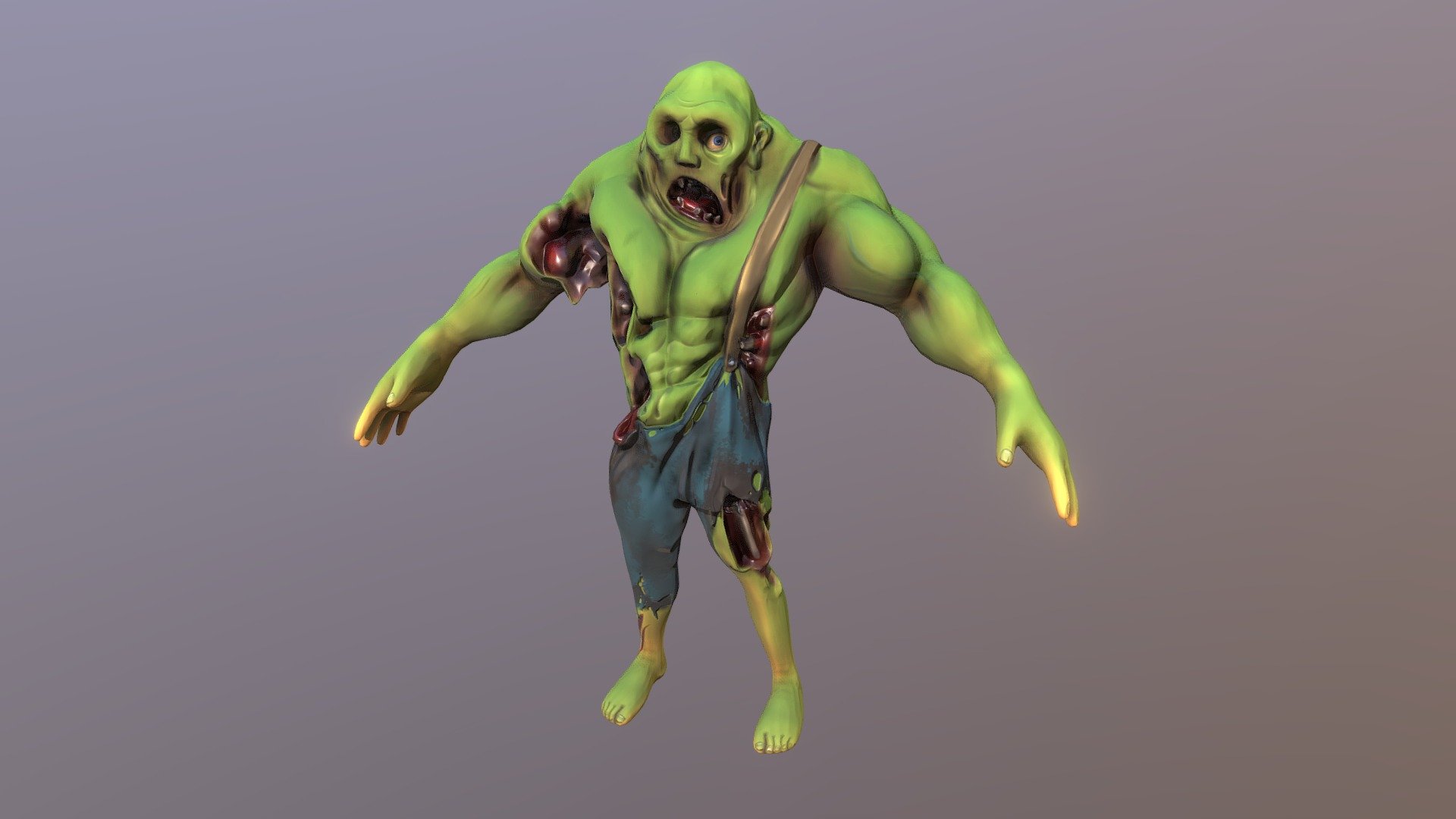 Zombie - 3D model by jago3d [fe61b8b] - Sketchfab
