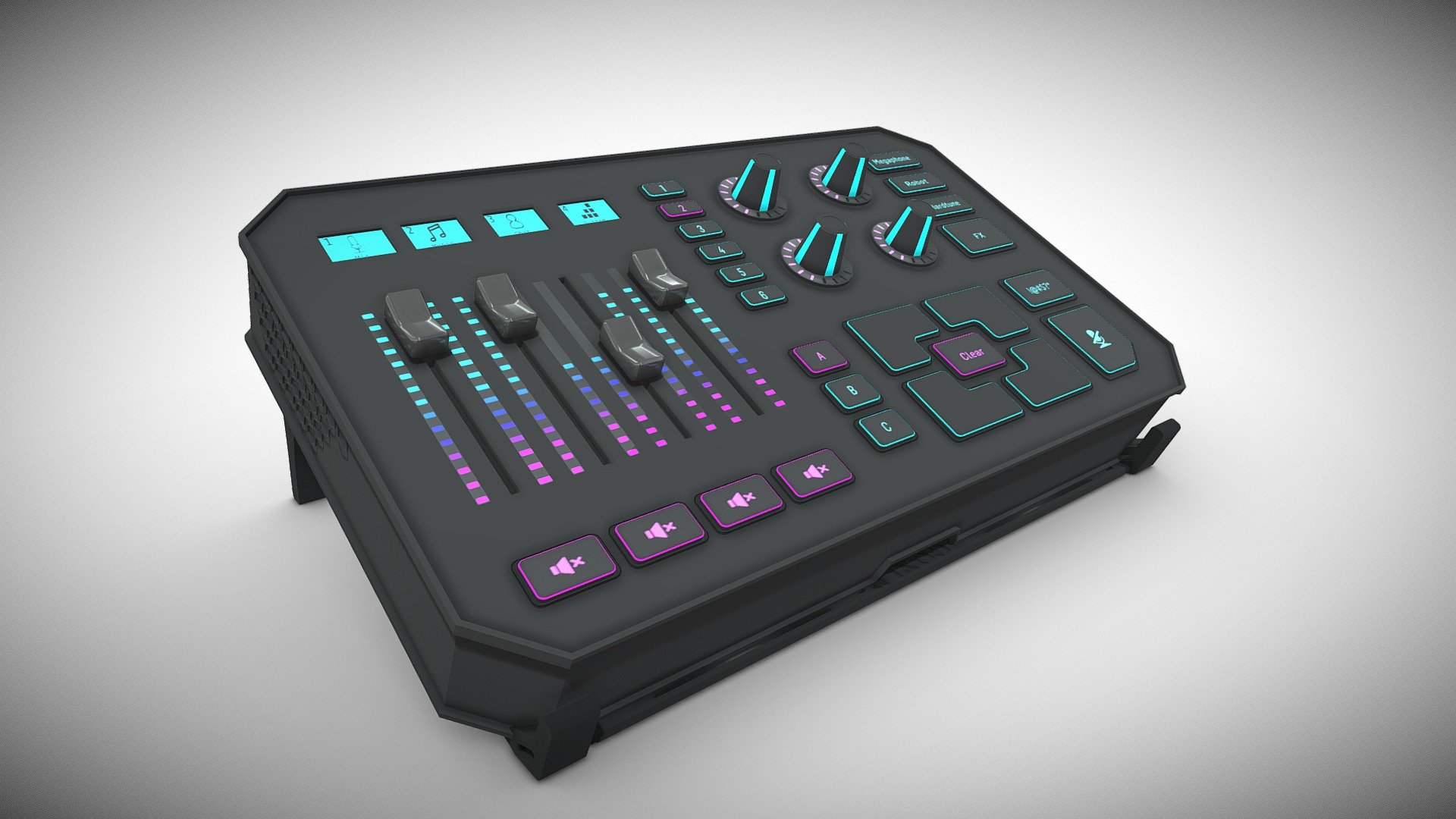 GoXlr 3D Model. - 3D model by Muhammad_Zeeshan [fe61fd7] - Sketchfab