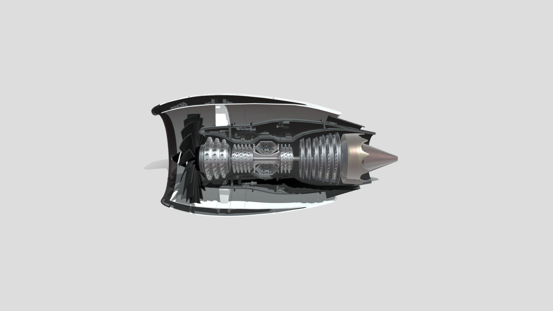 Rotating Jet Engine - Download Free 3D model by OTMFYou [fe66269 ...