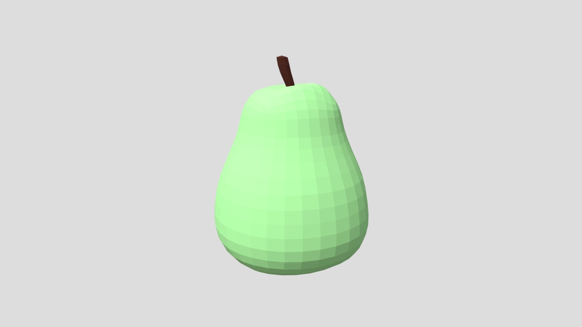 Pear (Low Poly) - Download Free 3D model by CGCroissant [fe66649 ...