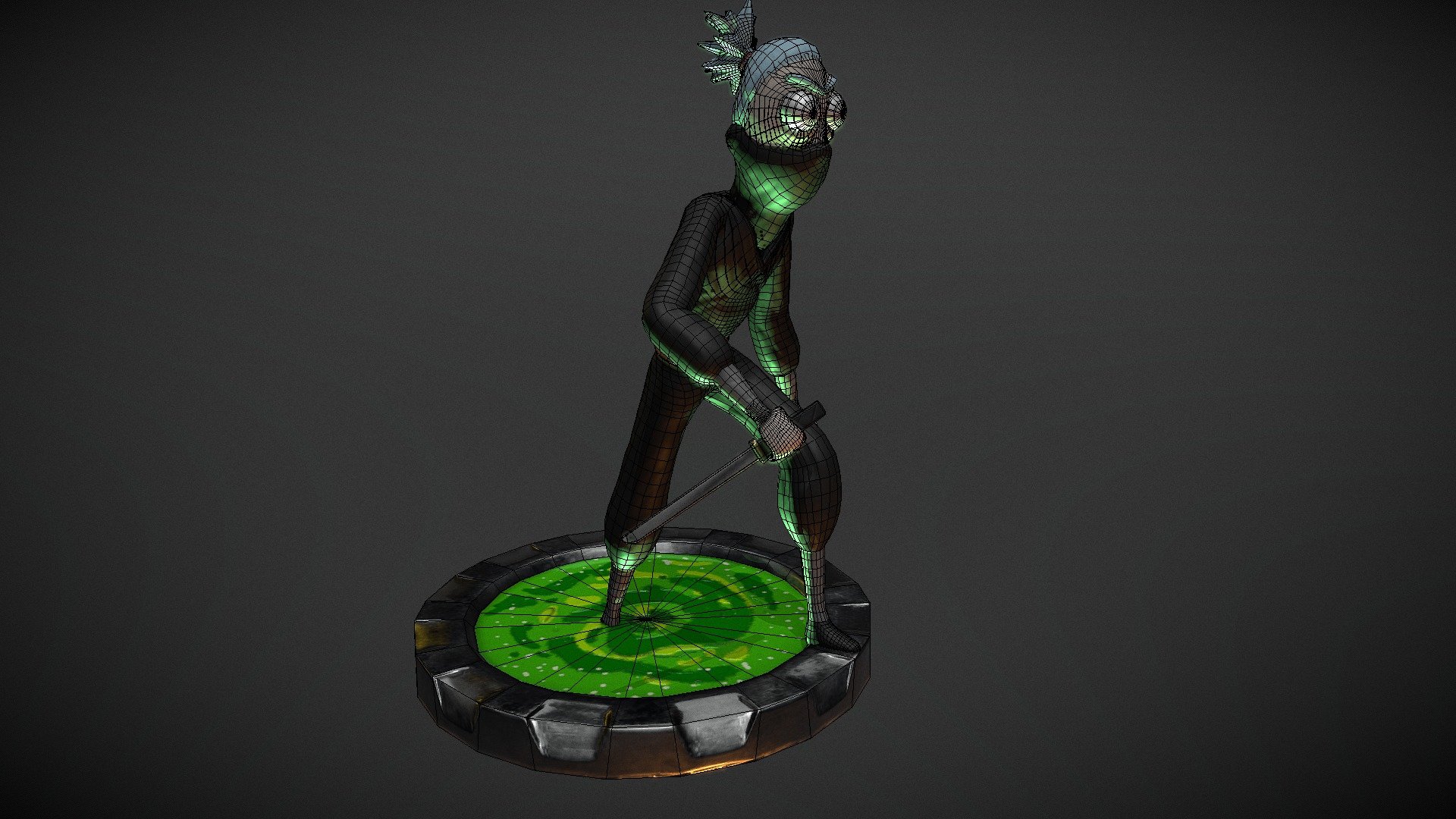 Ninja Rick - 3D model by Wilson Santos (@WilsonTsantoS) [fe676d8 ...