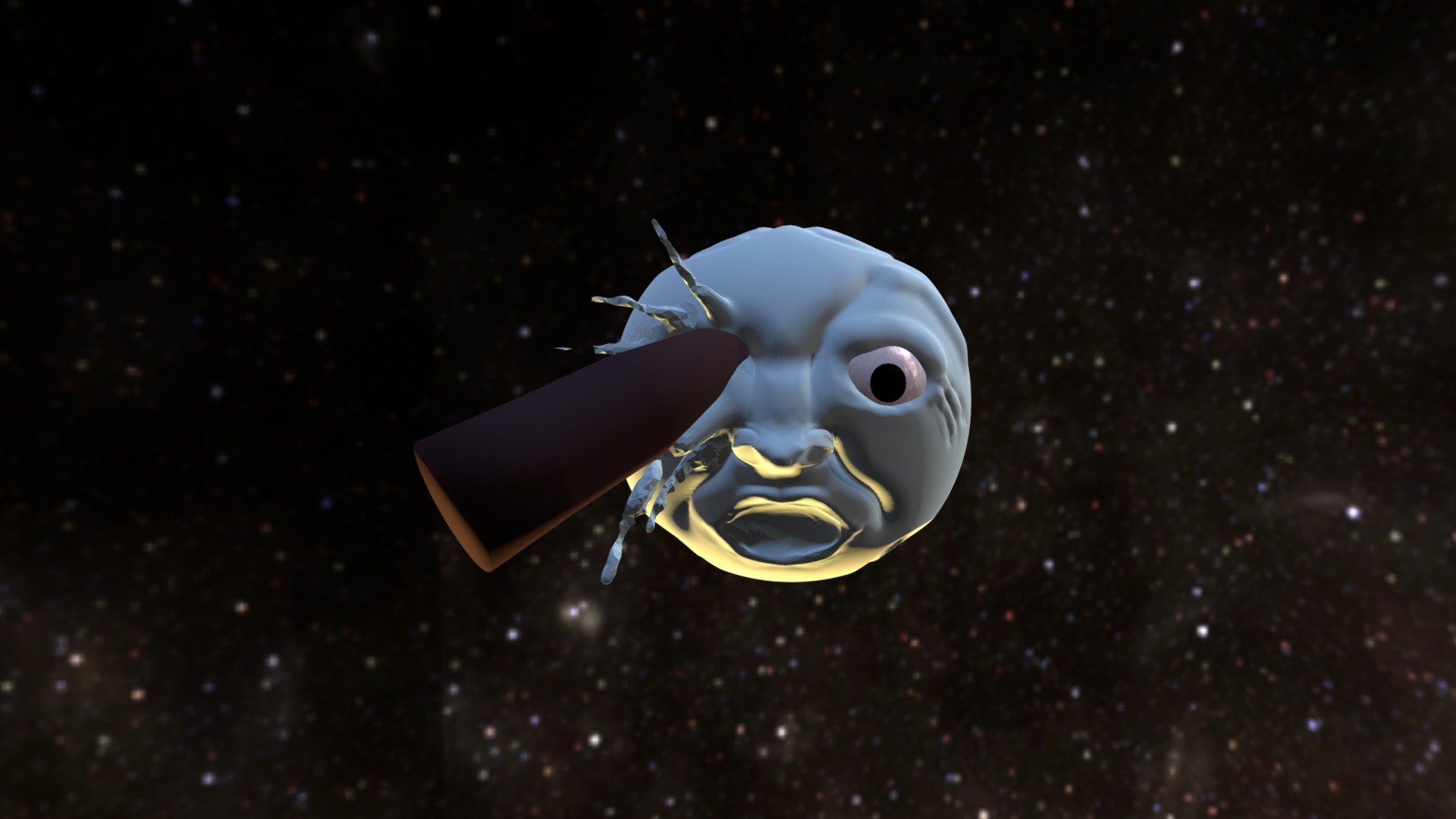 Melies moon - Download Free 3D model by chakib2456 [fe67a2f] - Sketchfab