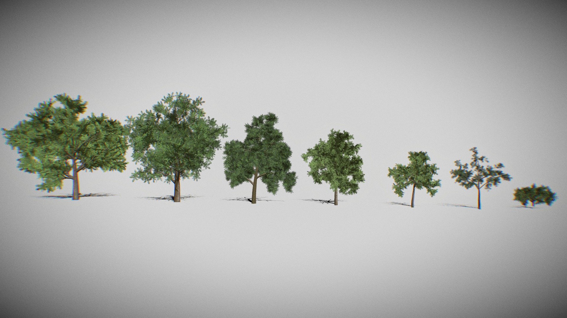Realistic Trees Collection - Download Free 3D model by Jungle Jim (@jungle_jim) [fe67c88 ...