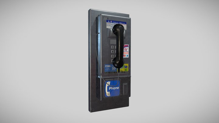Payphone 3D models - Sketchfab